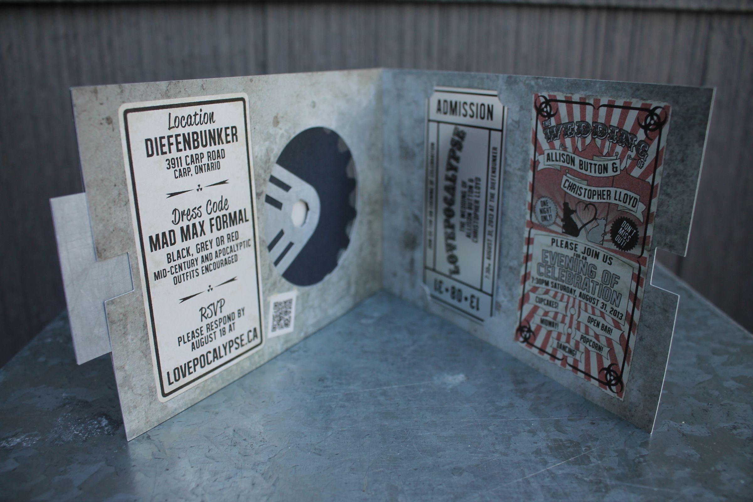 Vault Door Wedding Invitation : 5 Steps (with Pictures) - Instructables