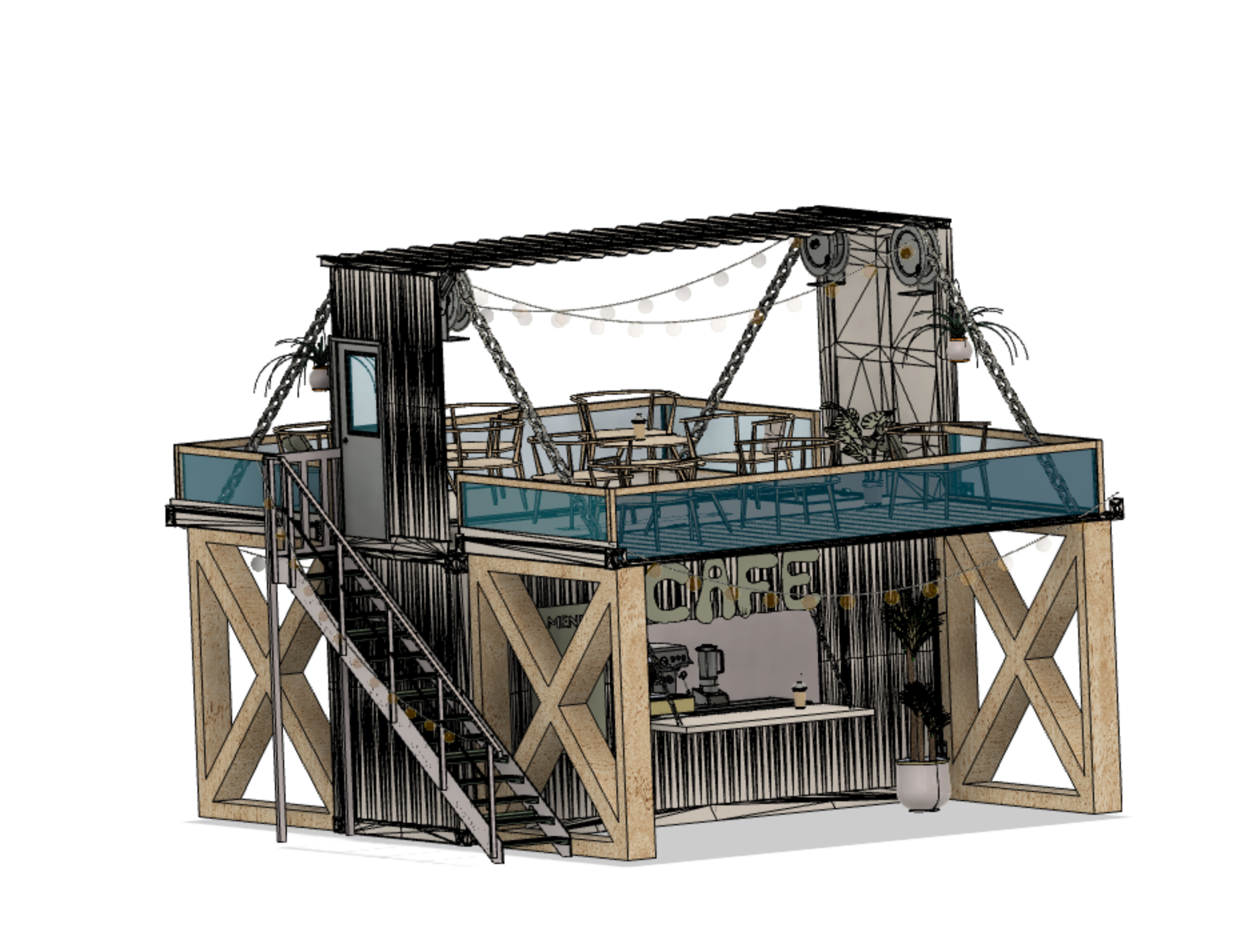 Foldable Shipping Container Cafe : 11 Steps - Instructables