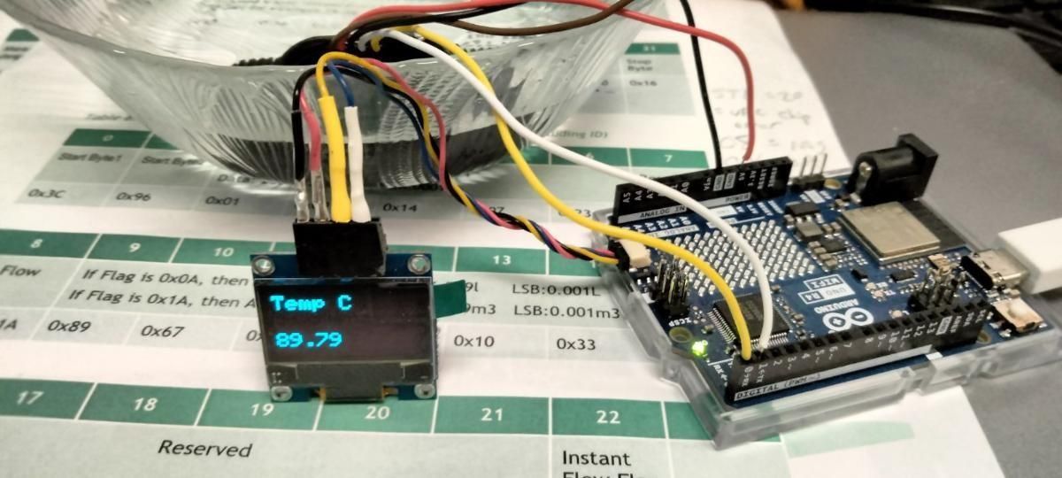 Arduino Ultrasonic Water Flow Instrument With ScioSense UFM01 : 4 Steps ...