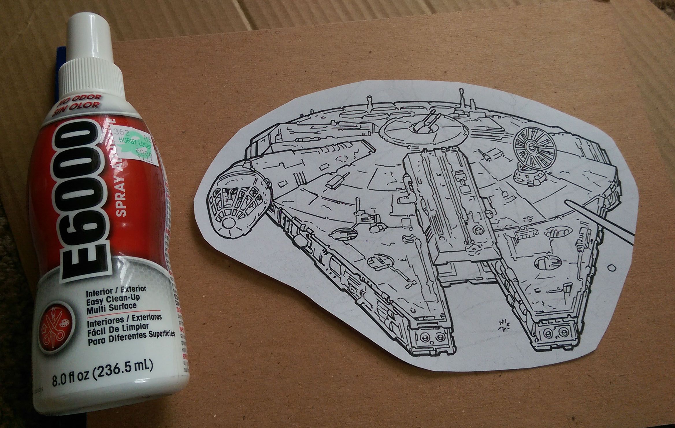 DIY Aluminum Foil Millennium Falcon : 6 Steps (with Pictures ...