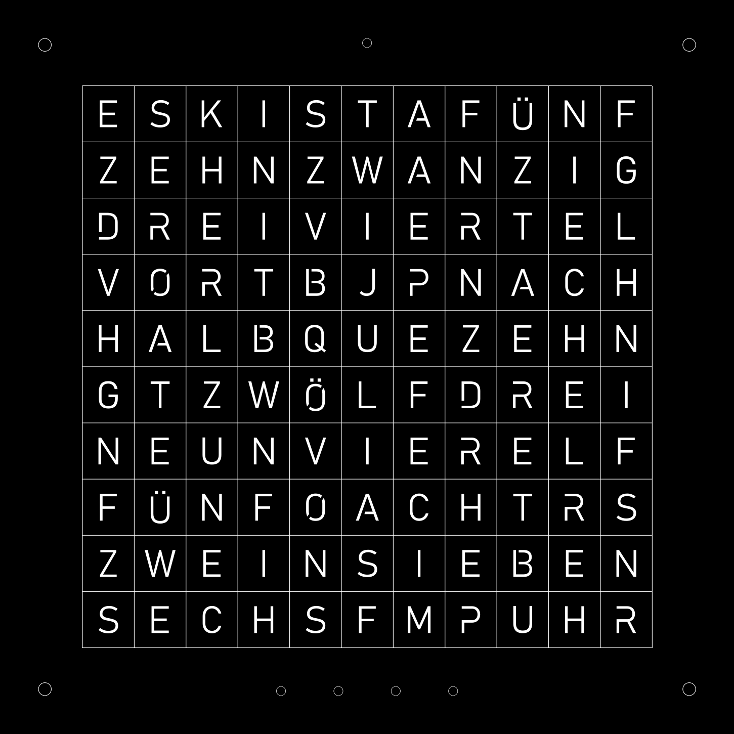 Word Clock (German Layout) : 8 Steps - Instructables