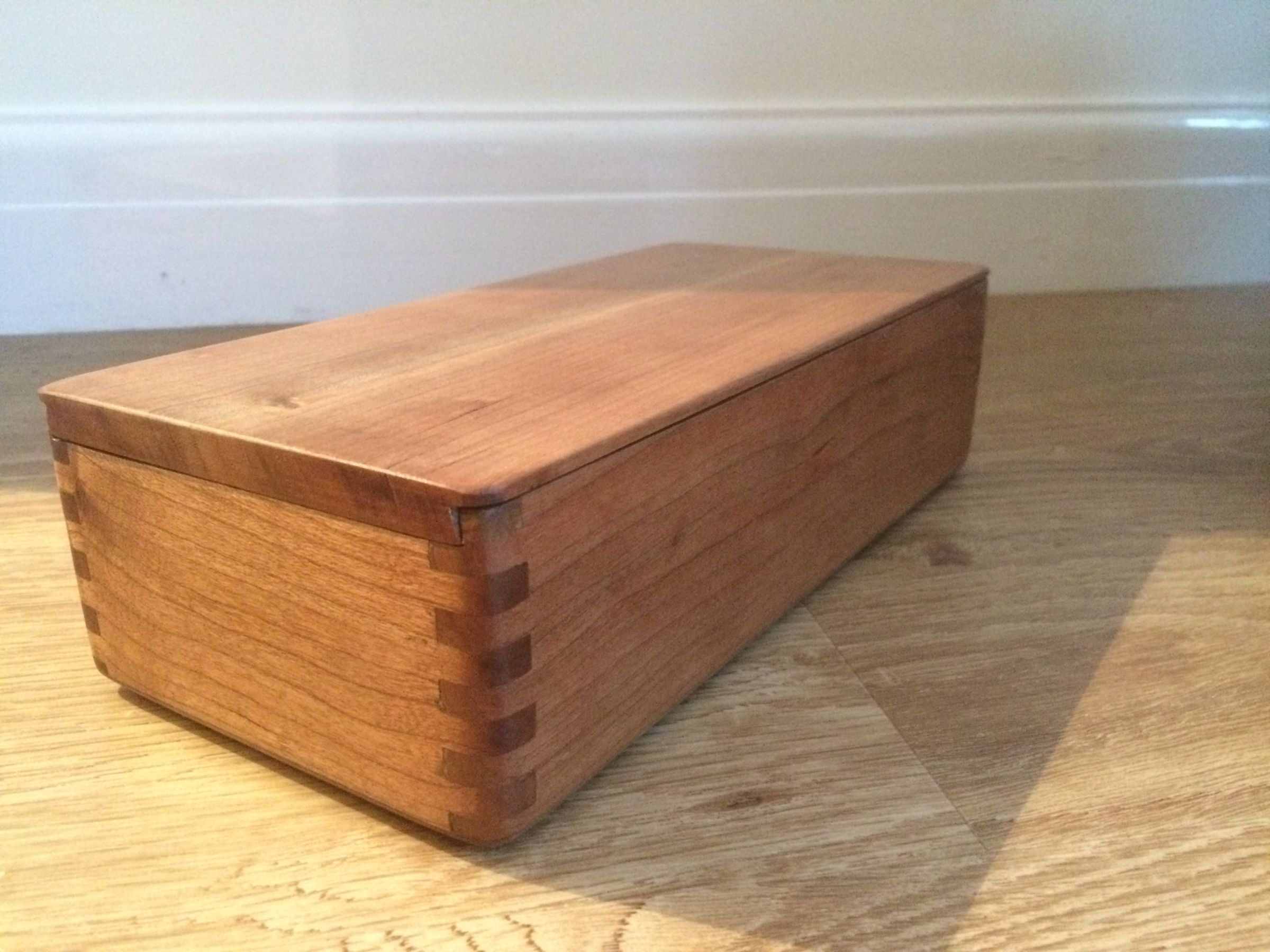 Wooden Box Using Finger Joints - Includes Sliding Dove-Tail Lid : 7 ...