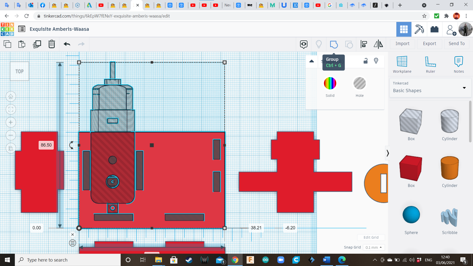 Tinkercad Robotics for School: Laser-cut Walking Machine! : 27 Steps ...
