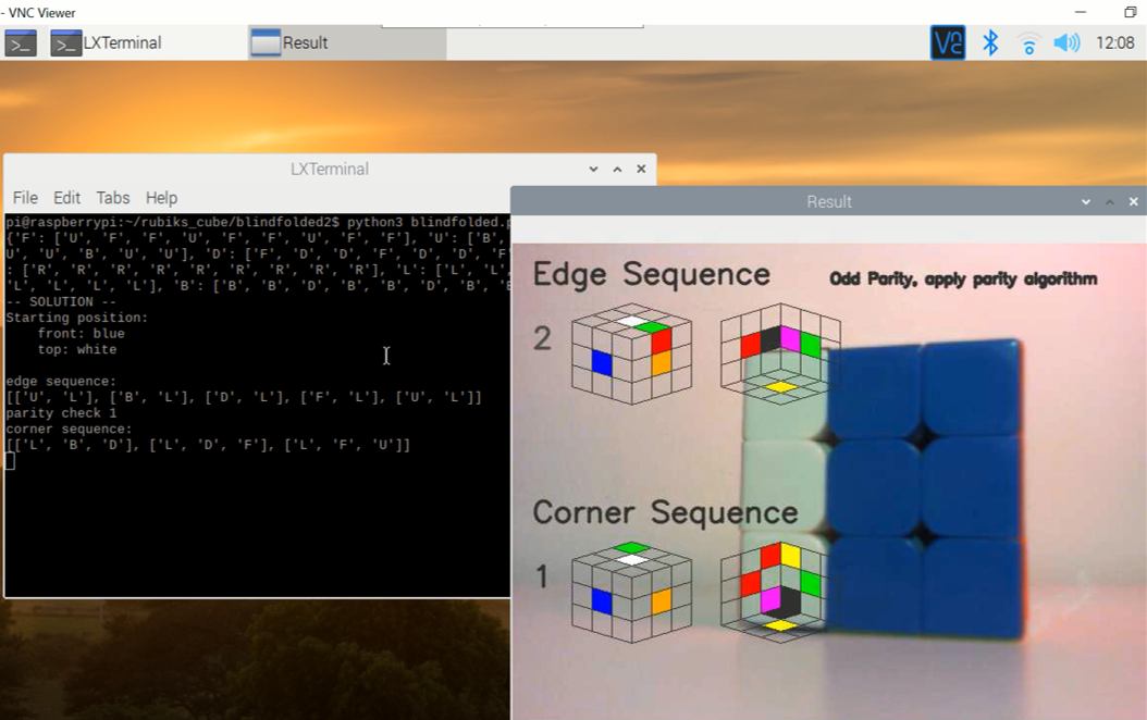 Real-time Rubik's Cube Blindfolded Solver Using Raspberry Pi and OpenCV ...