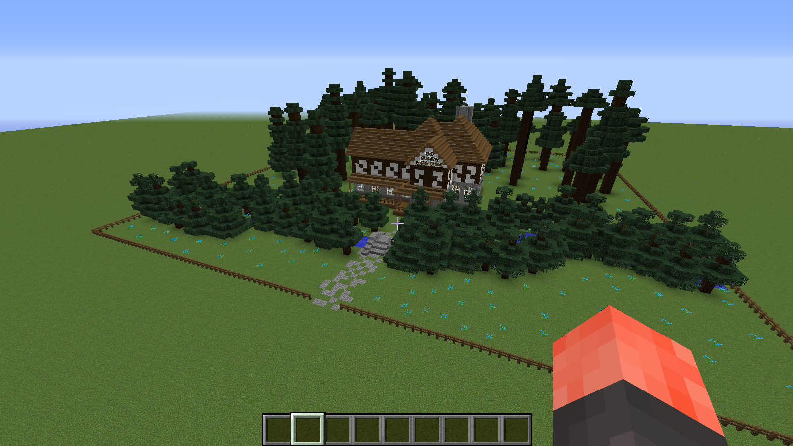 Half-Timbered Minecraft House : 5 Steps - Instructables