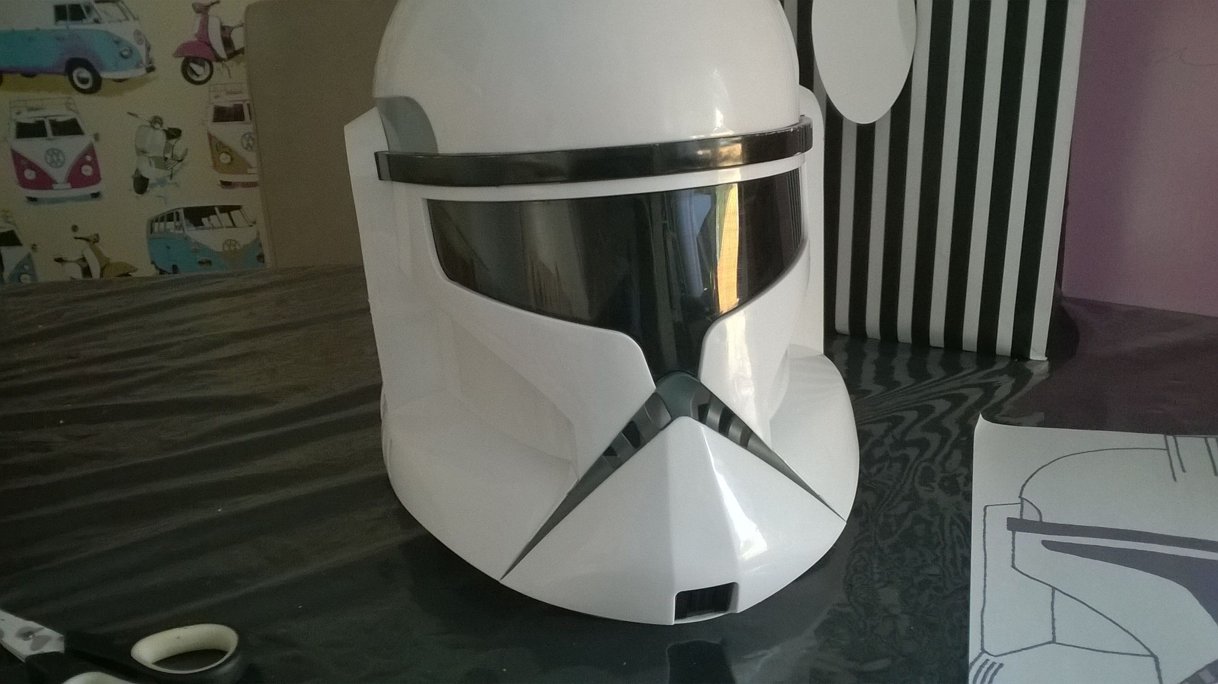Clone Helmet: Commander Stone : 7 Steps - Instructables