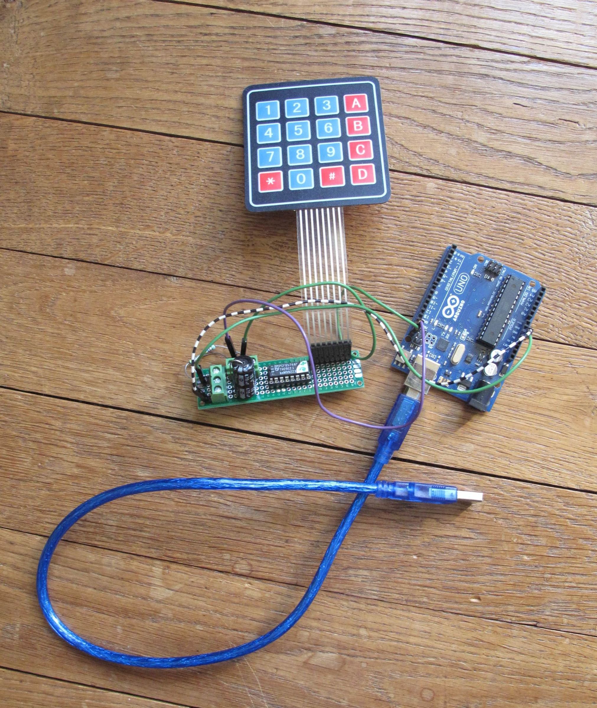 Modern and New and Easier Example of Locker With Arduino Matrix Keypad ...