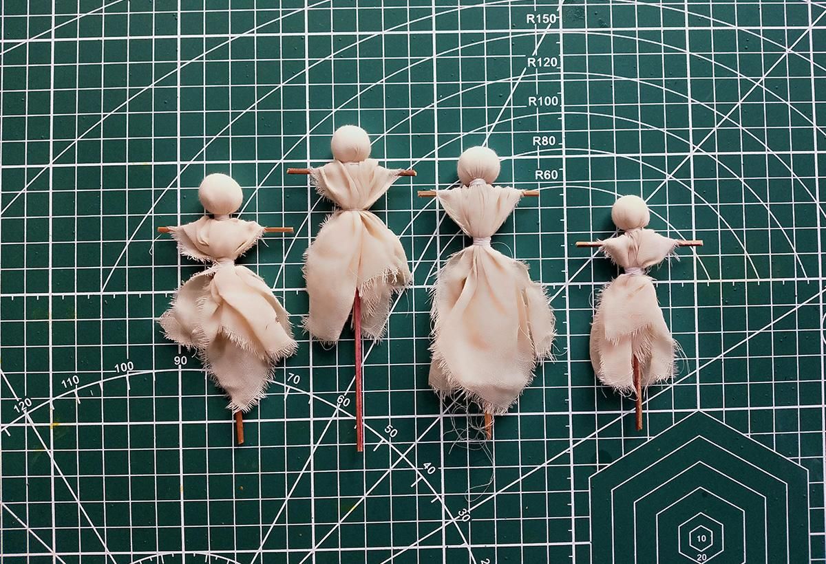 Mini Halloween Ghosts & Scarecrows : 6 Steps (with Pictures ...