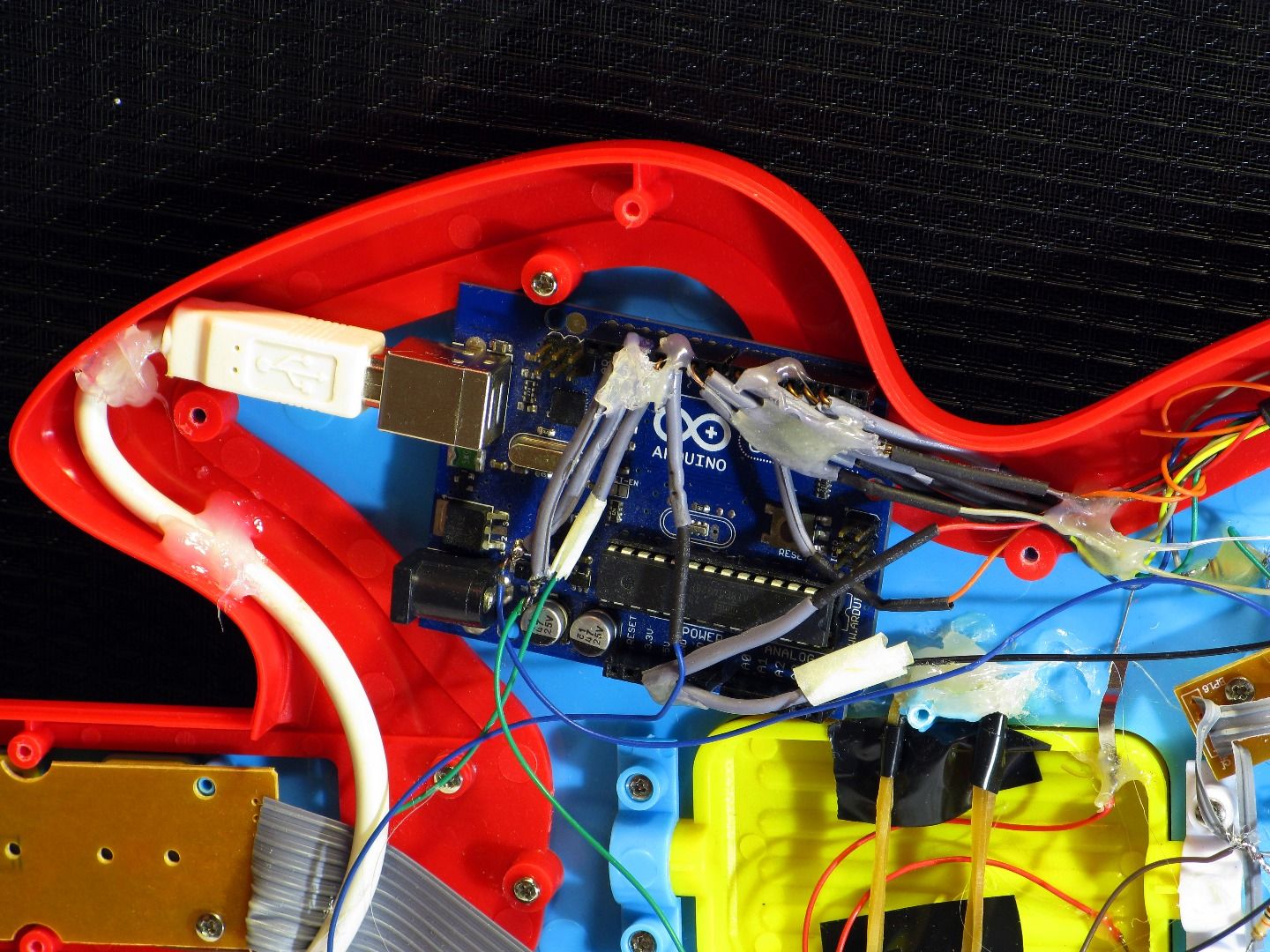 Guitar Hero USB Controller With Arduino and Java : 6 Steps (with ...