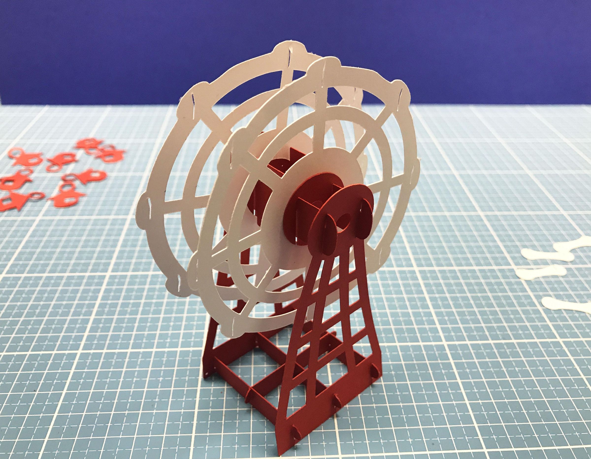Rotatable Ferris Wheel Pop-Up Card : 9 Steps (with Pictures ...
