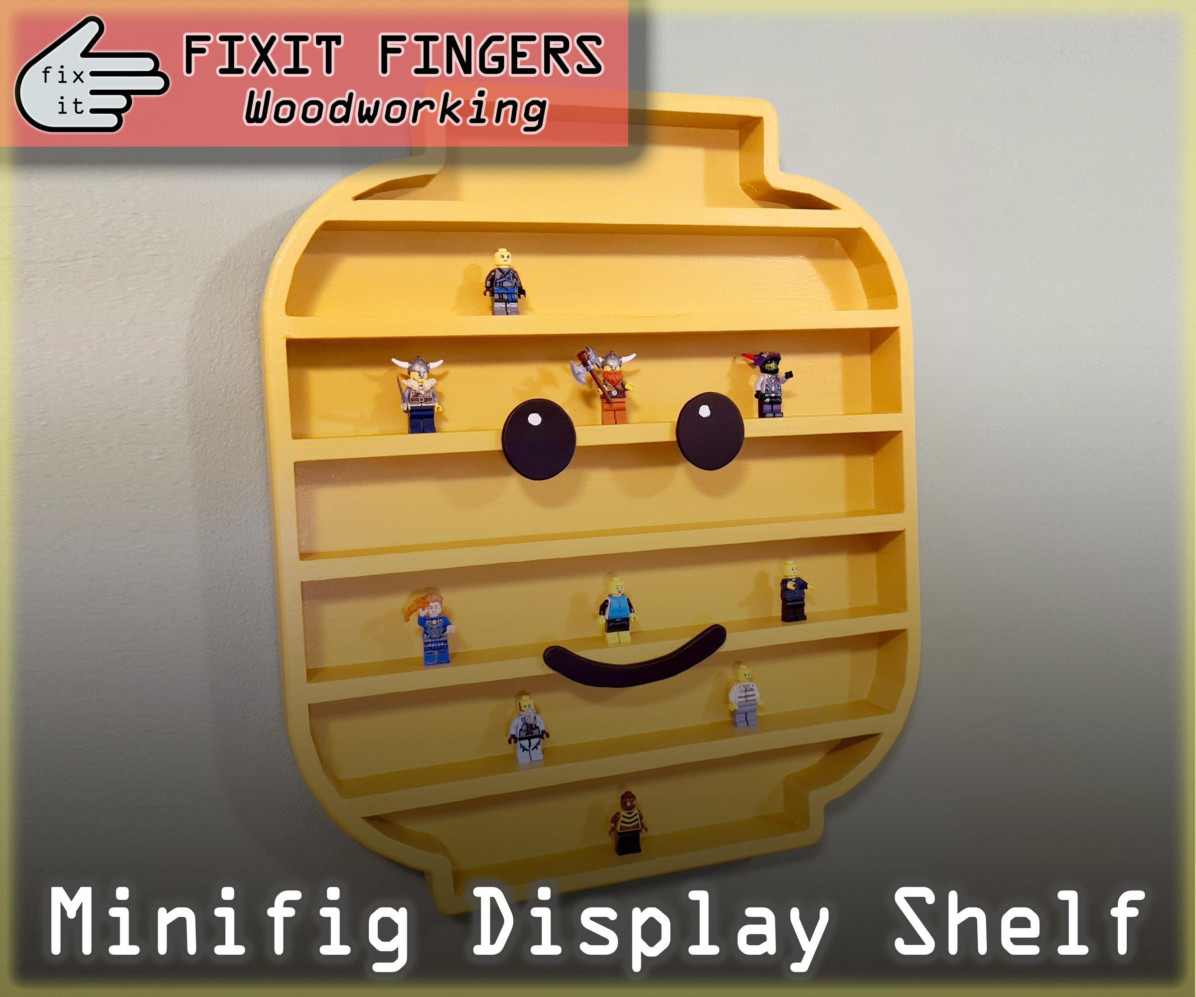 Lego Head Minifigurine Display Shelf : 12 Steps (with Pictures ...