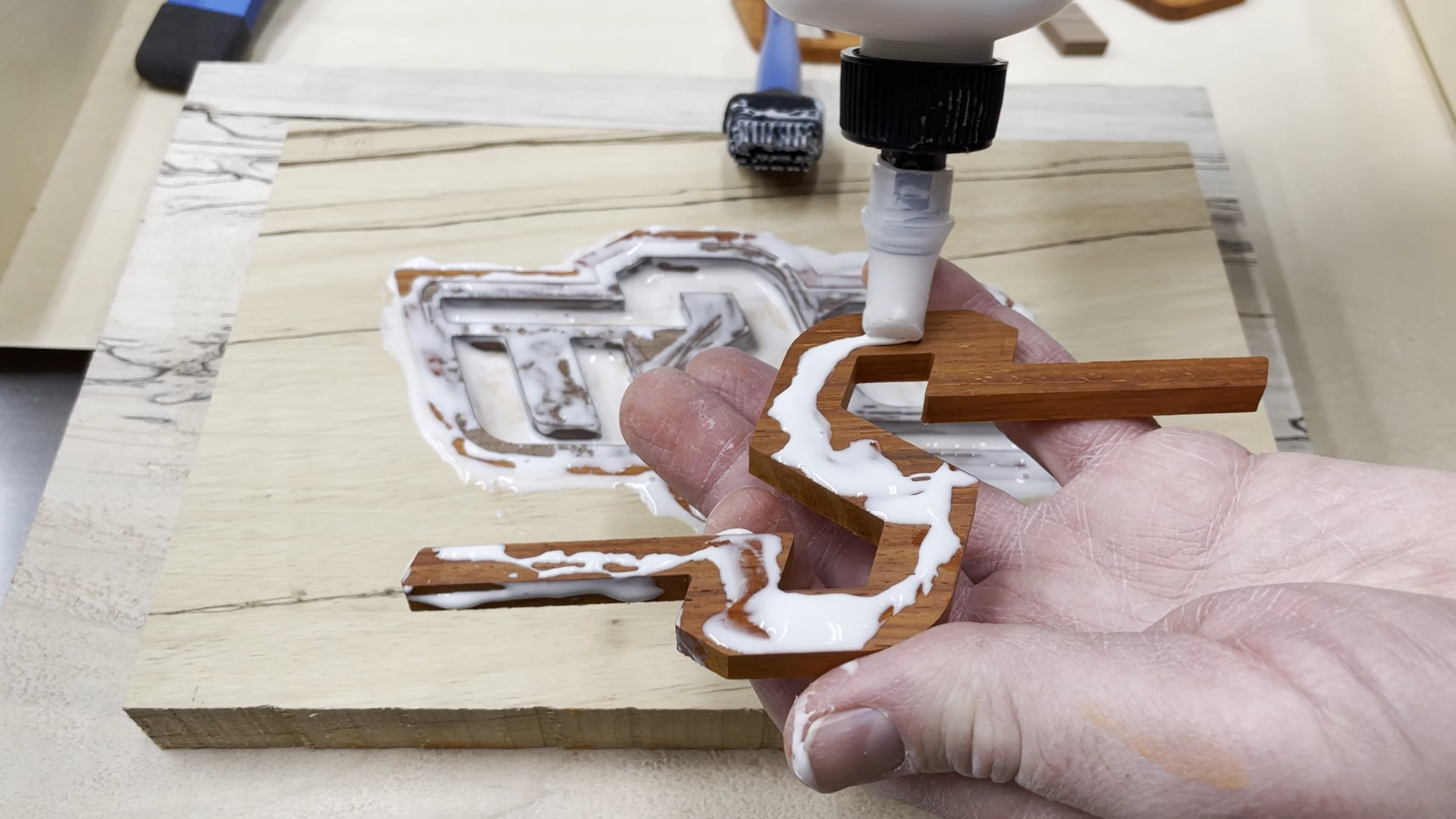 How to Make a Two Color Inlay Tray : 13 Steps (with Pictures ...
