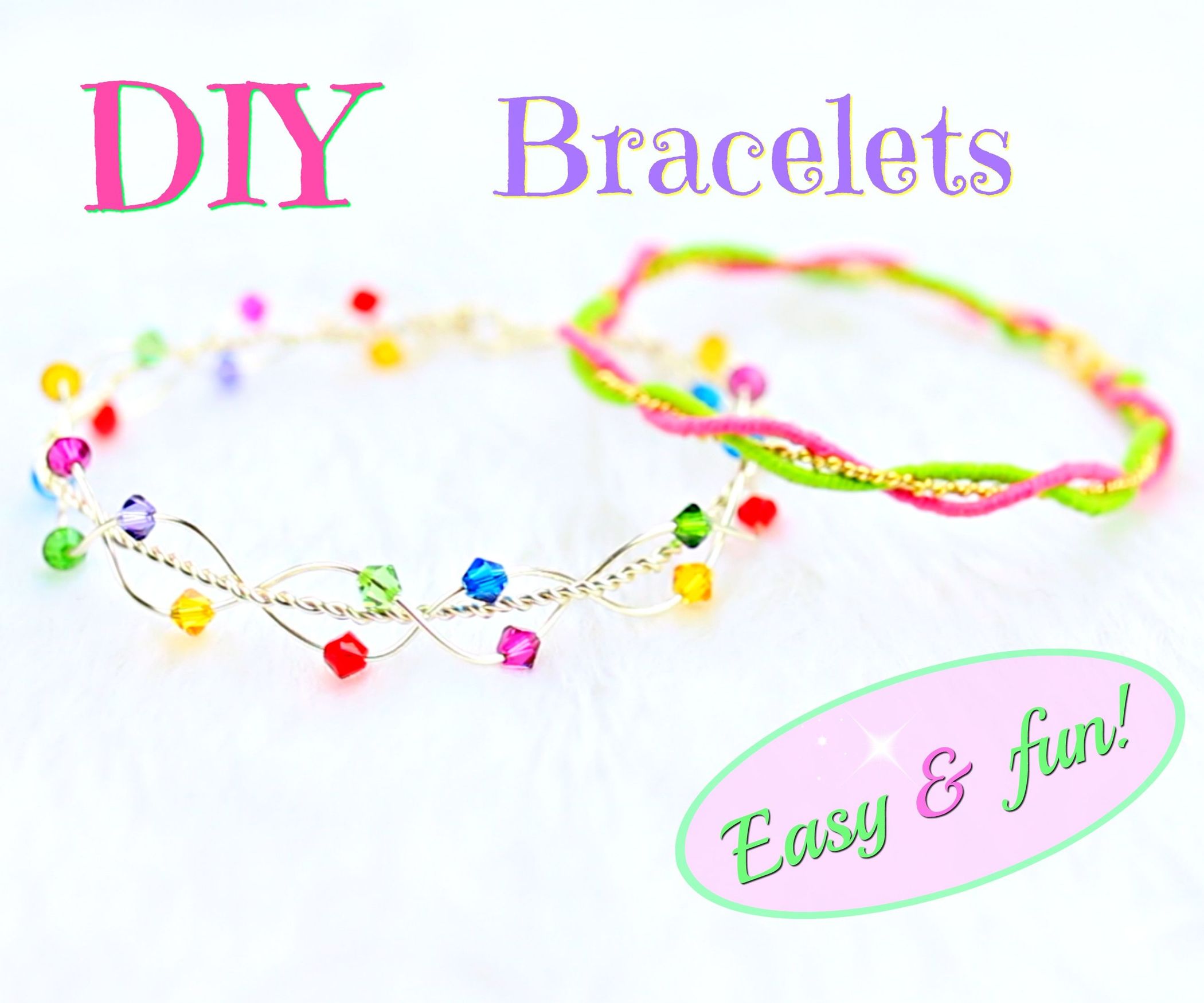 DIY Bracelets | Easy and NO TOOLS! : 7 Steps (with Pictures ...