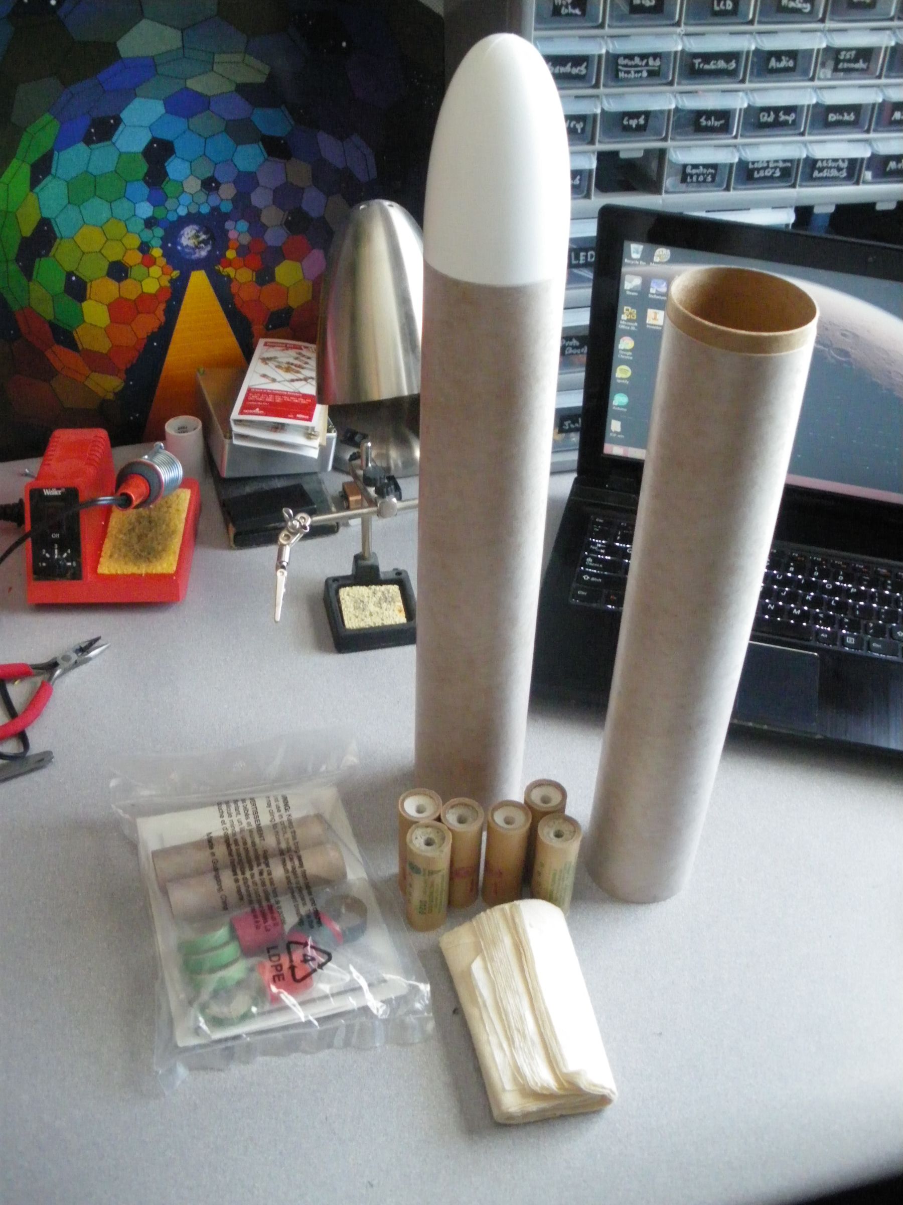 A 2-Stage Electronic Model Rocket (With 3-D Printed Parts!) : 11 Steps ...