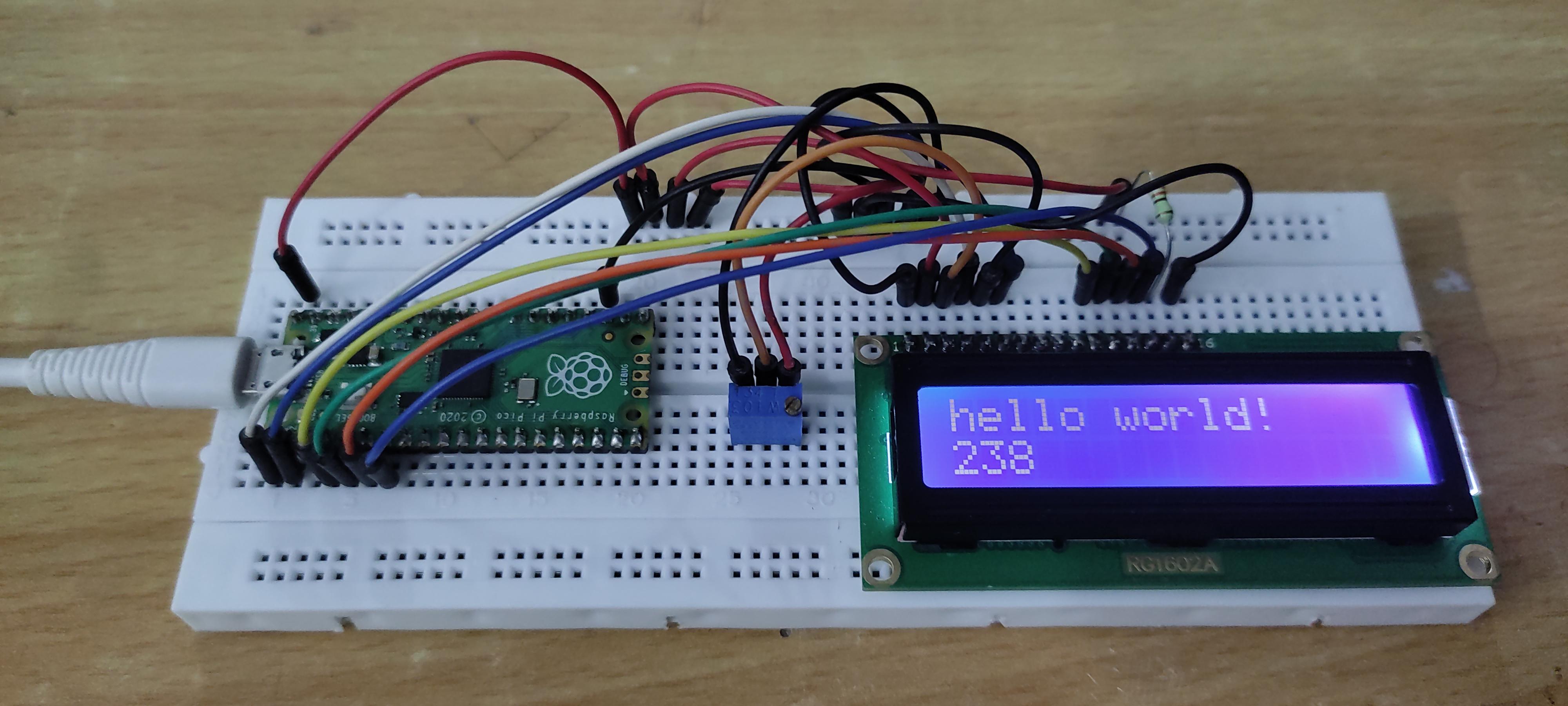 Raspberry Pi Pico and 16x2 LCD : 3 Steps (with Pictures) - Instructables