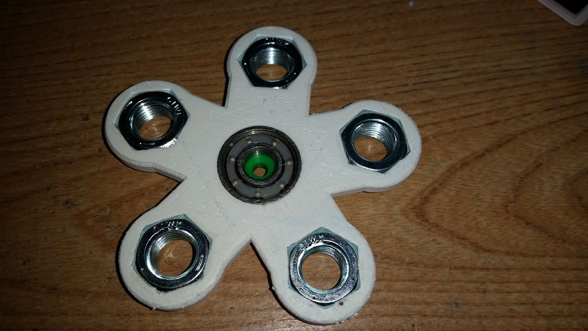 3D Printed Hex Nut Fidget Spinners : 4 Steps (with Pictures ...