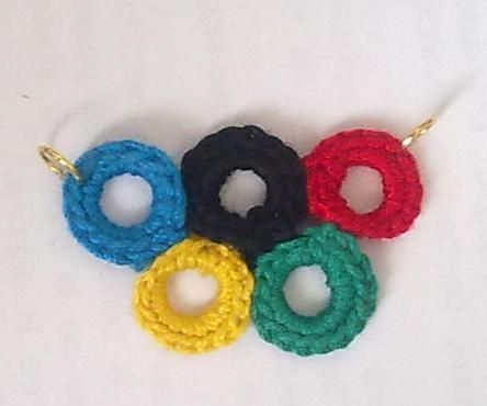Crochet Olympic Rings Charm/Pendant : 4 Steps (with Pictures ...