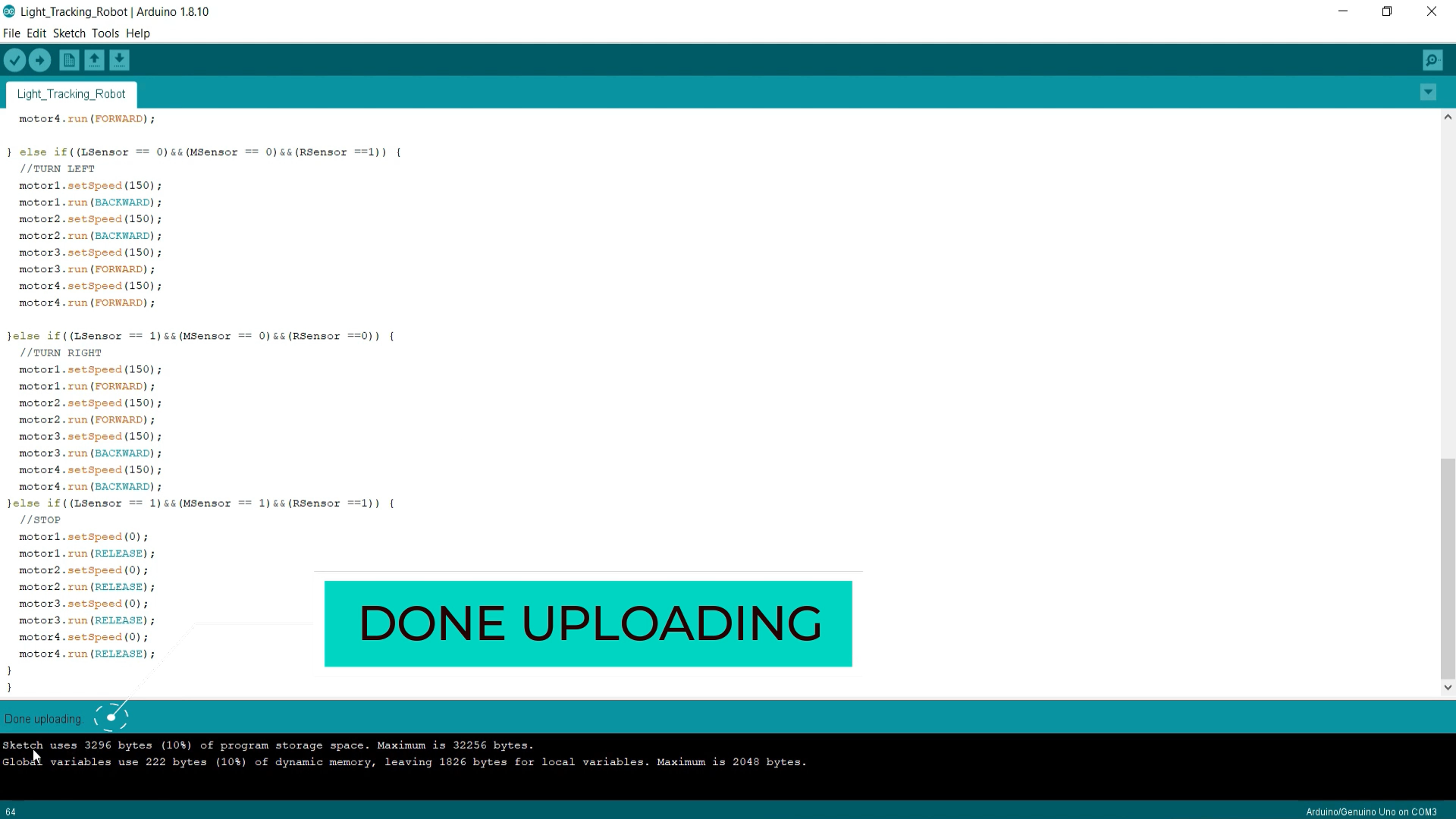 Arduino Light Following Robot With LDR : 13 Steps - Instructables