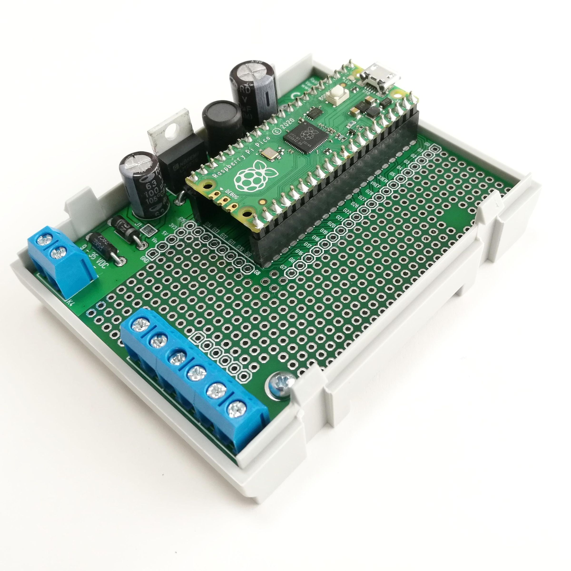 DIN Rail Mount for Raspberry Pi Pico : 5 Steps - Instructables