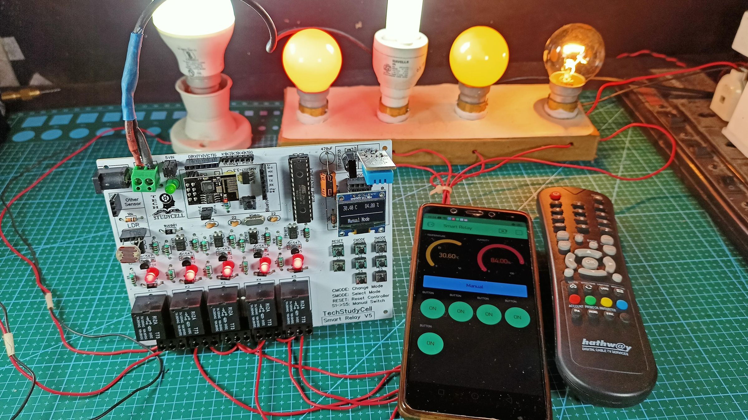 Home Automation Using Arduino and WiFi Module ESP01 | Arduino ESP8266 ...