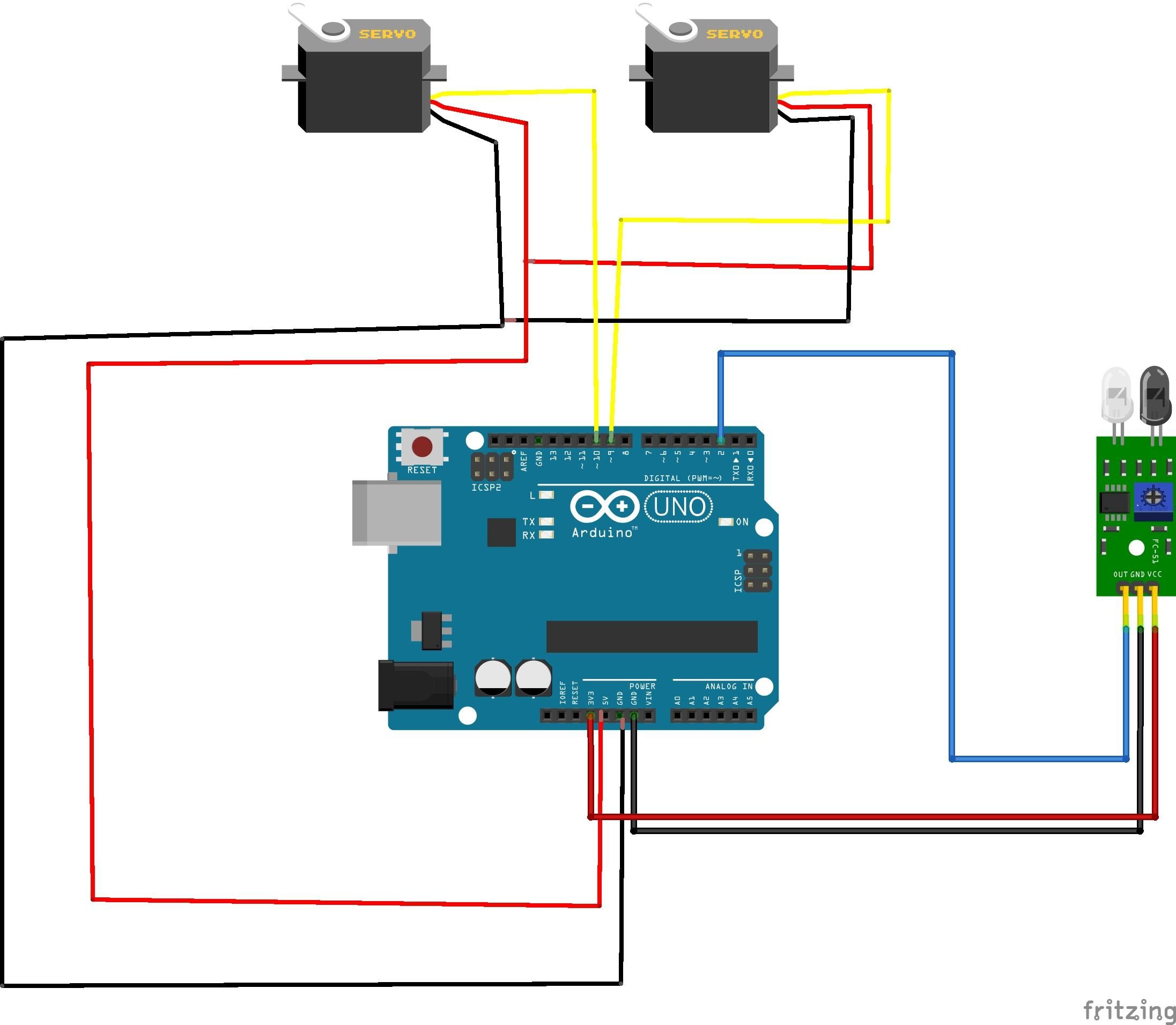 Arduino Fire Fighting Robot With Auto Extinguisher : 6 Steps (with ...