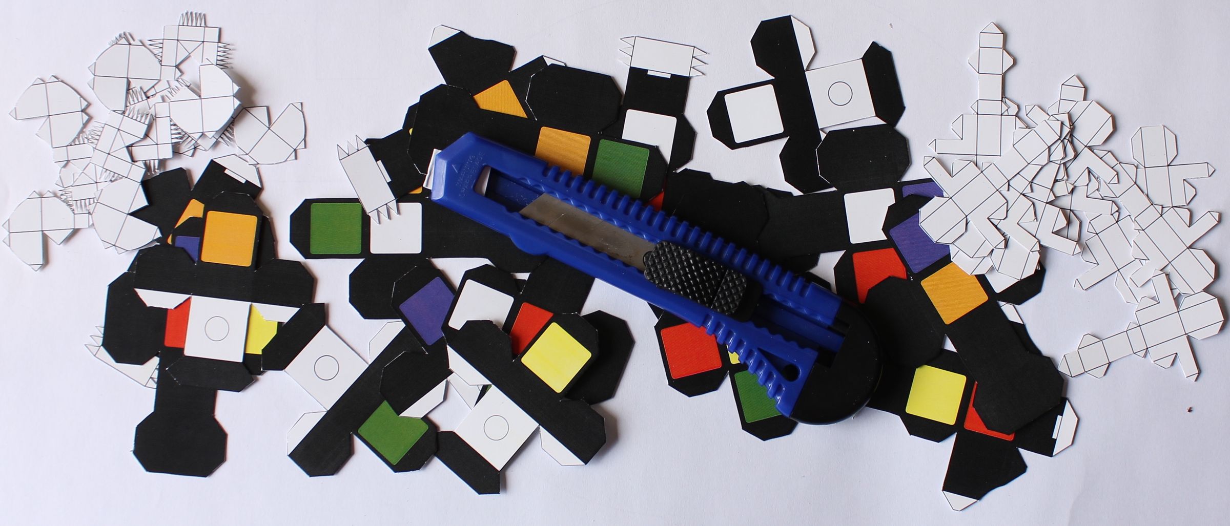 Functional Paper Rubik's Cube - Original & Minecraft : 11 Steps (with ...