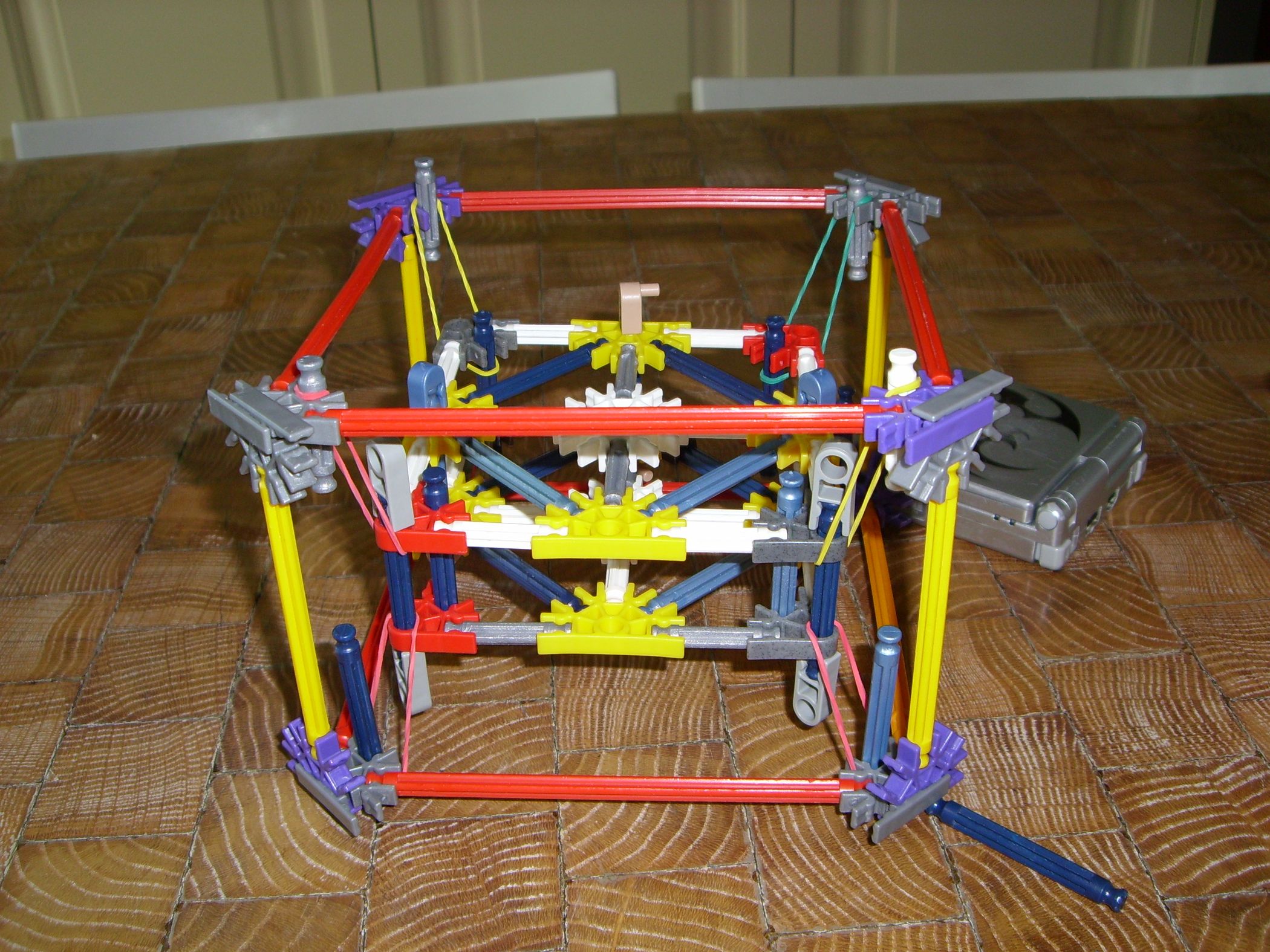 Knex Safe Gameboy Holder : 4 Steps - Instructables