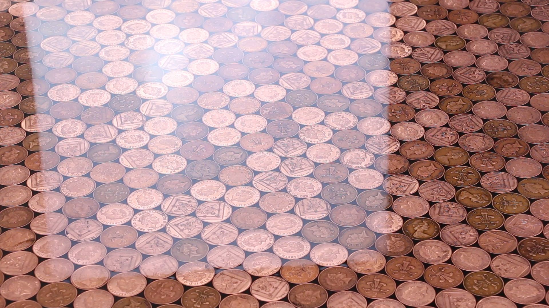 Resin Penny Floor Project! : 7 Steps (with Pictures) - Instructables