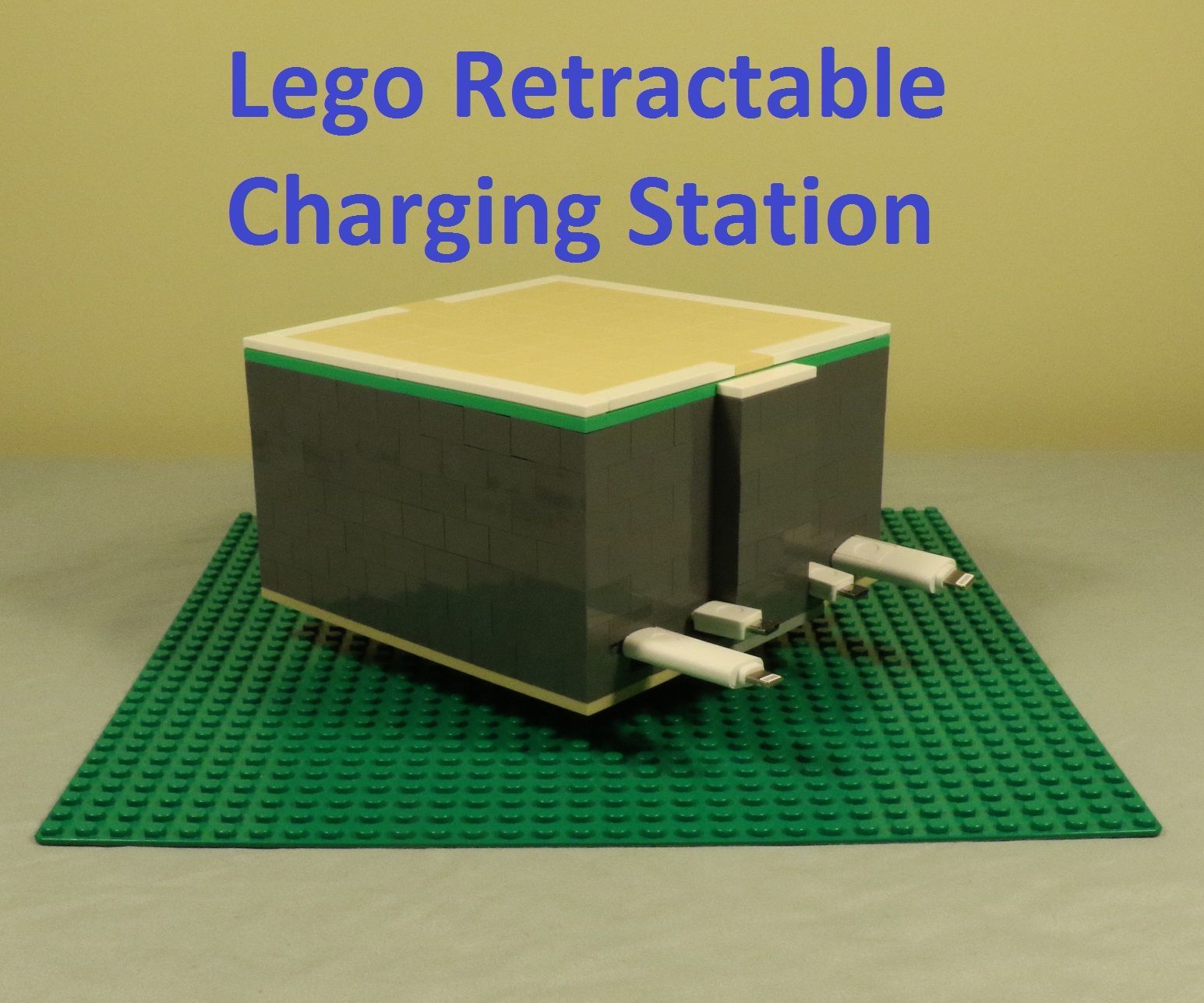 Lego Retractable Charging Station : 5 Steps (with Pictures) - Instructables