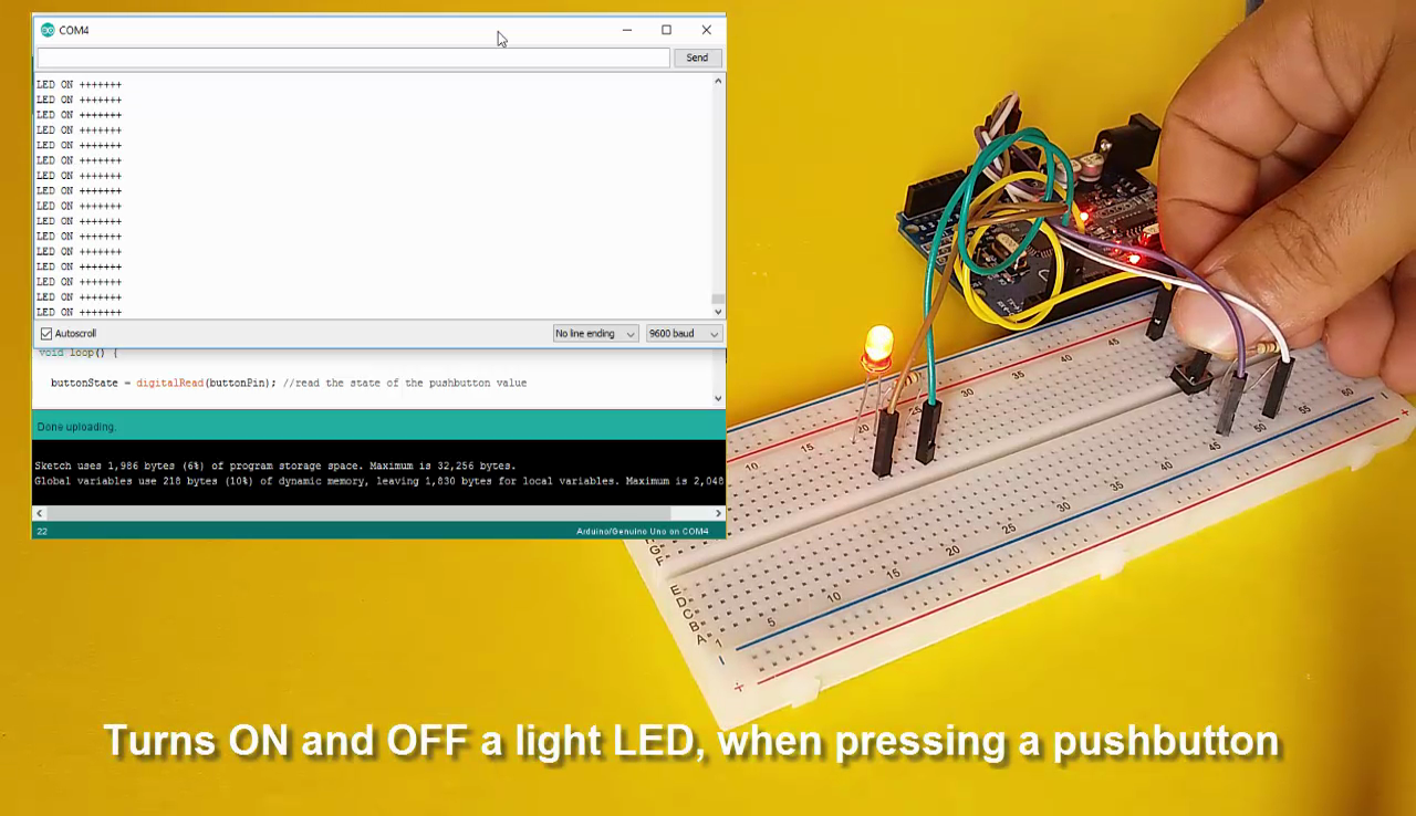 Arduino - Button With LED : 5 Steps (with Pictures) - Instructables