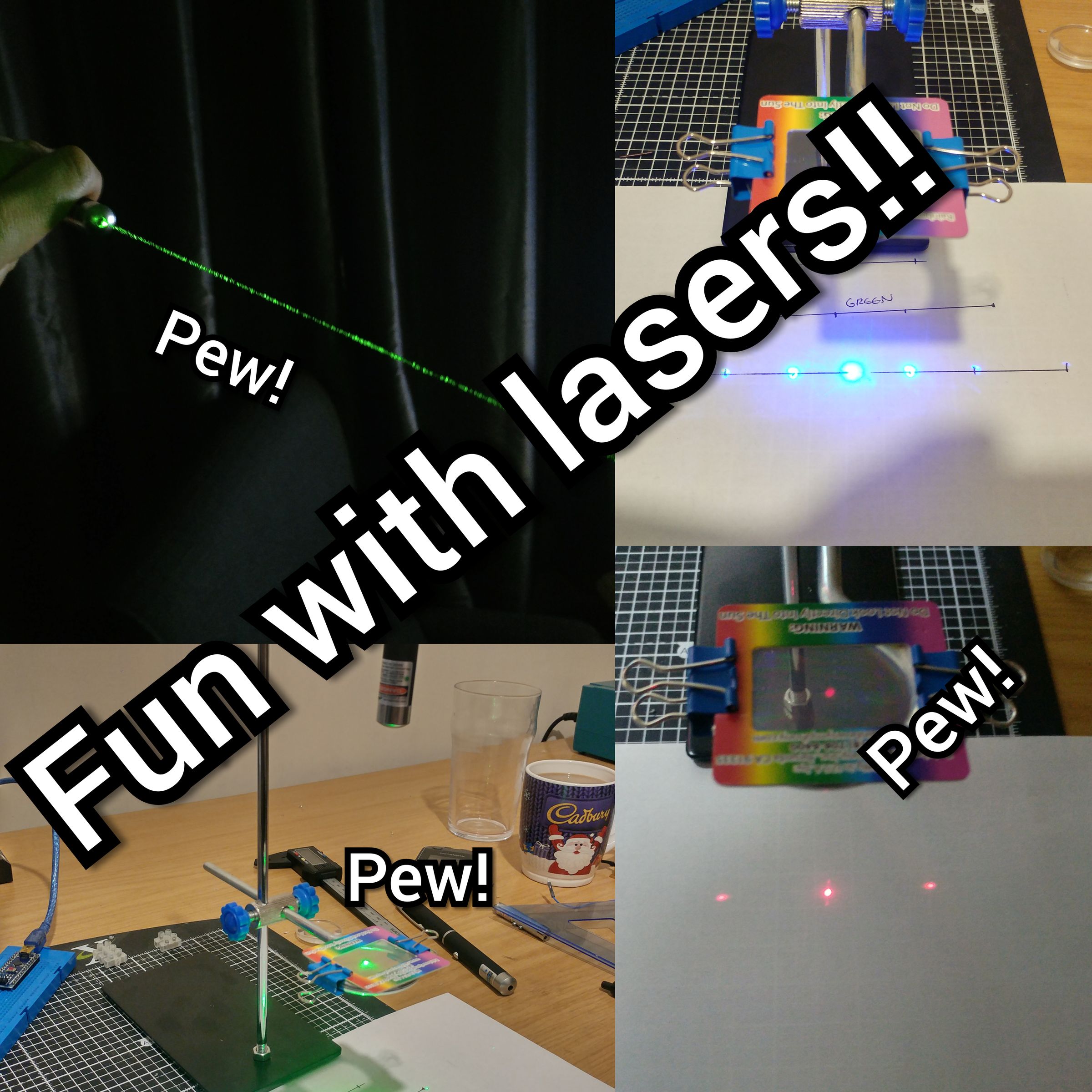 Measuring Laser Wavelengths : 4 Steps (with Pictures) - Instructables
