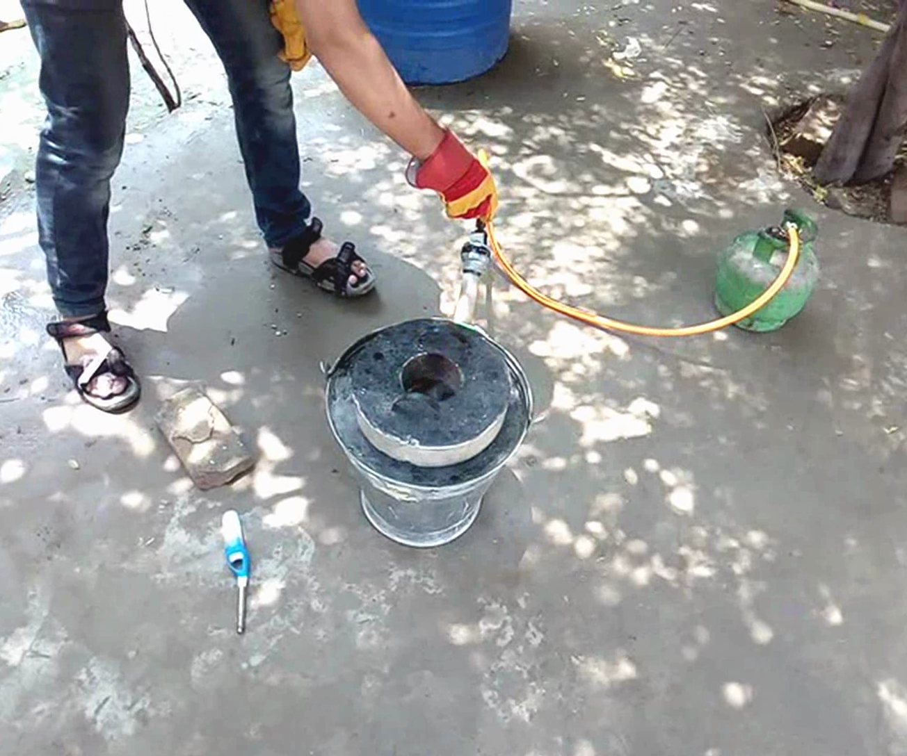 Methane Blaster Torch : 6 Steps (with Pictures) - Instructables