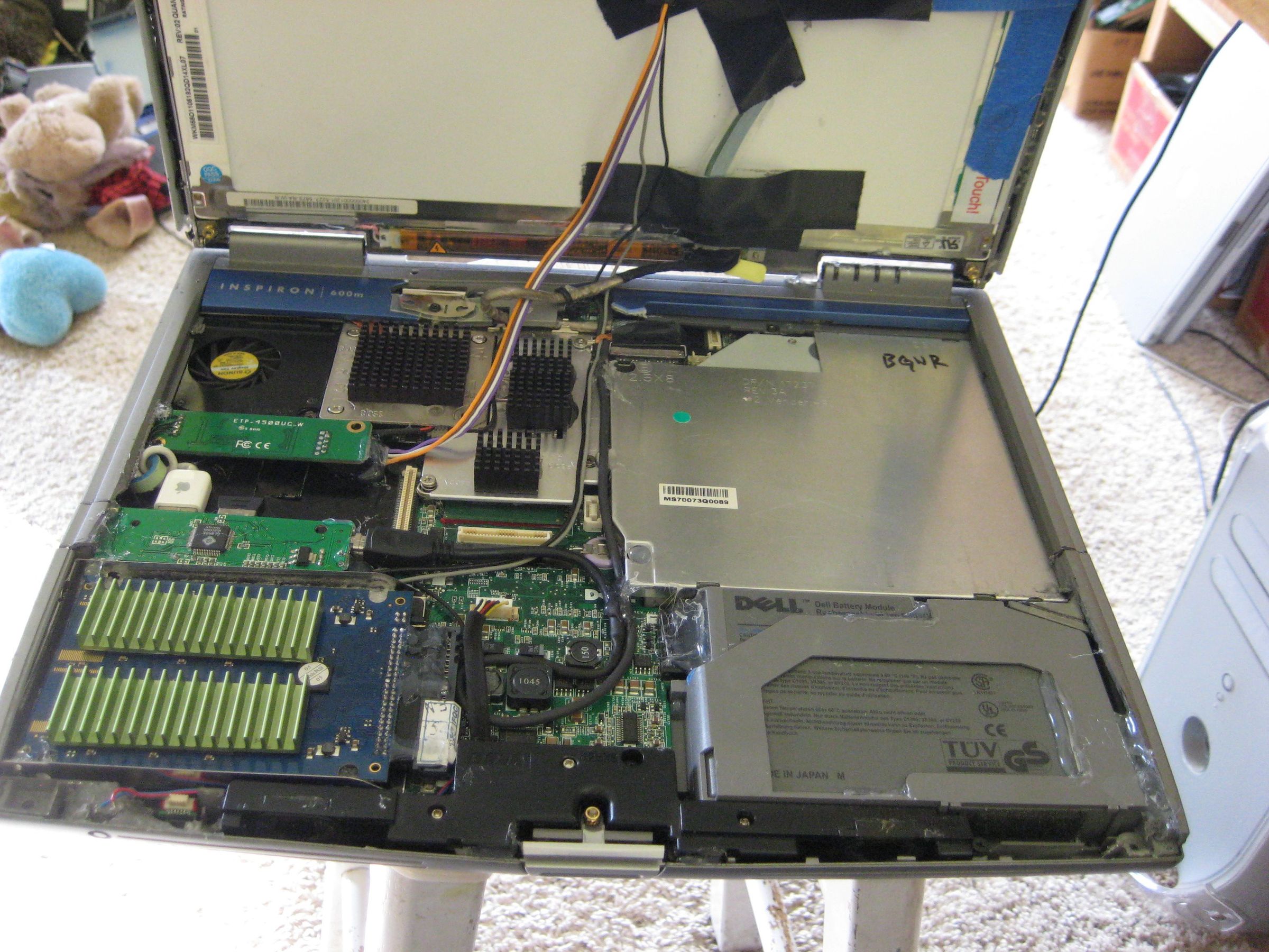 Dell Inspiron 600M Reborn As a Homemade Tablet Pc - Instructables