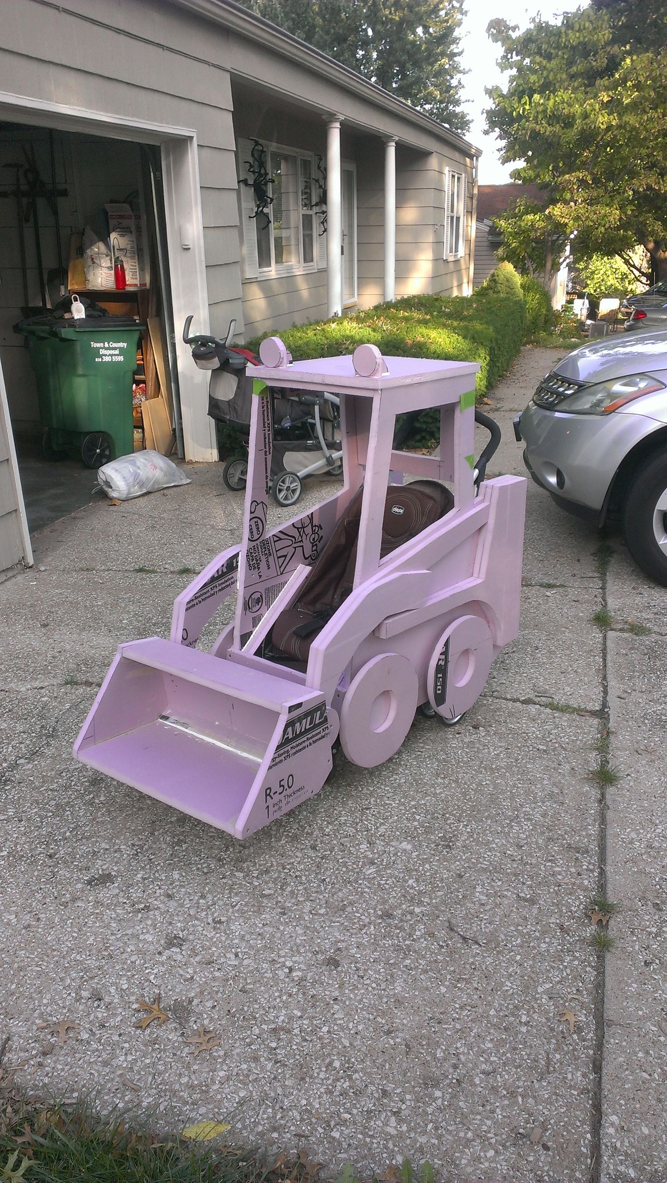 Skid Steer Costume (stroller Wrap) : 5 Steps - Instructables