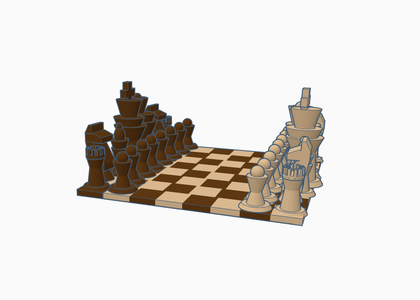 How to Make a 3D Printable Chess Set With Autodesk Tinkercad : 19 Steps ...