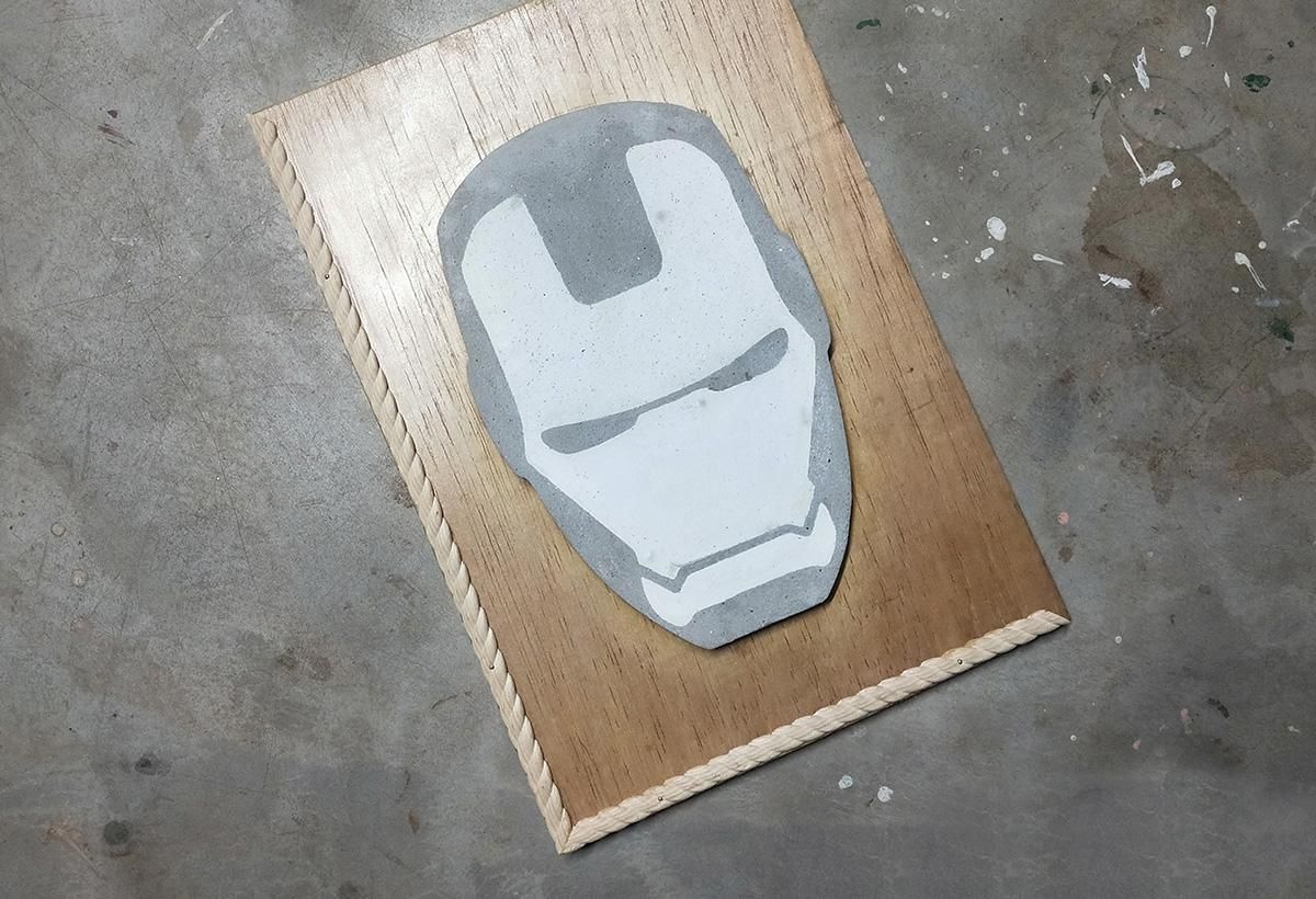 Iron Man - Helmet | Cement Wall Art : 16 Steps (with Pictures ...
