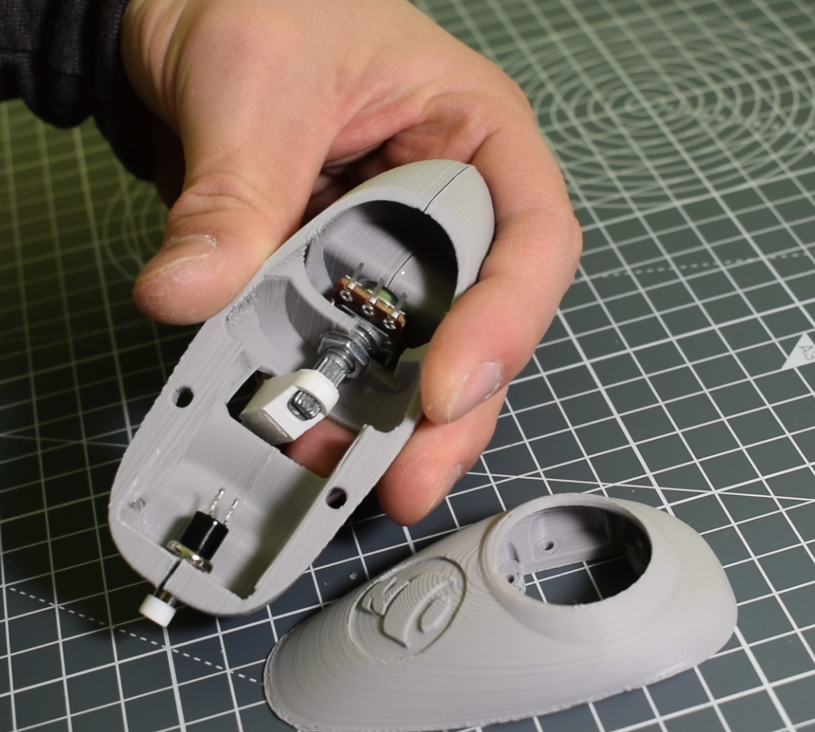 One-Hand 3D Printed Controller for Microcontroller Projects : 3 Steps ...