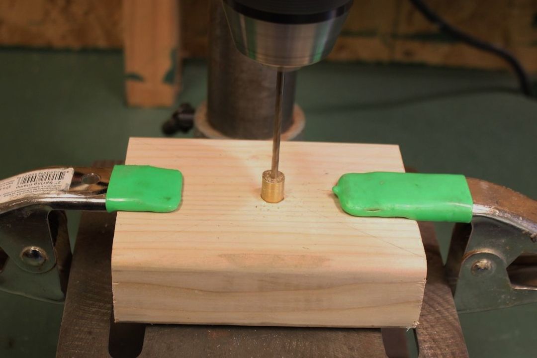 Find Exact Center and Drill Concentric Holes in Metal Rods : 6 Steps ...