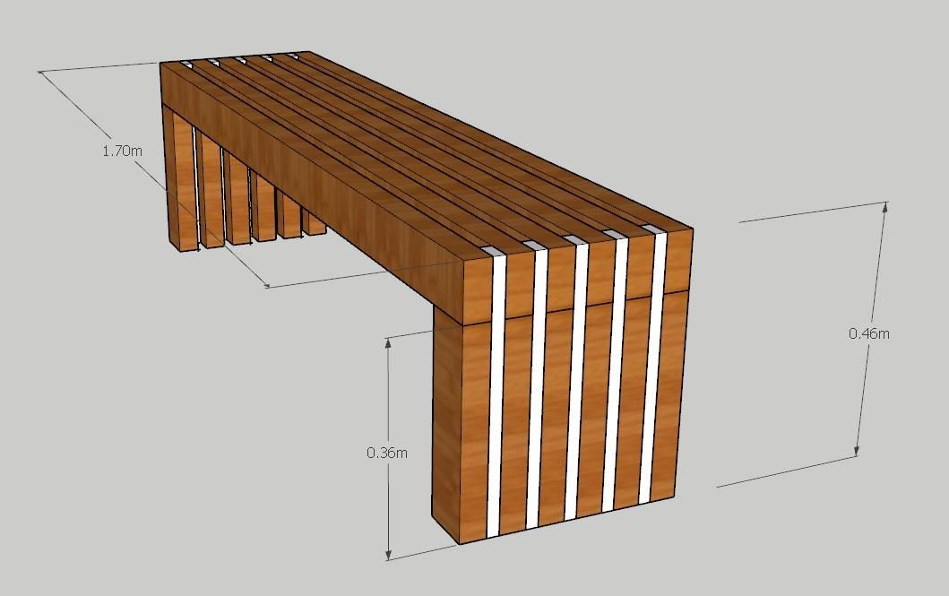 Modern Garden Bench (super Easy) : 6 Steps (with Pictures) - Instructables