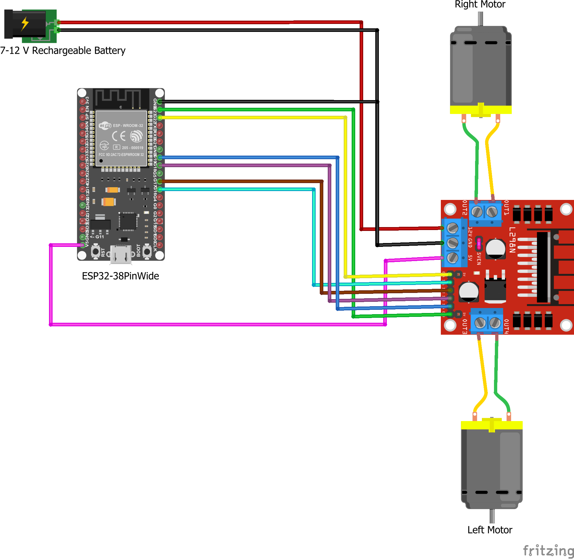 ESP 32 WITH PS5 CONTROLLER CAR : 13 Steps - Instructables