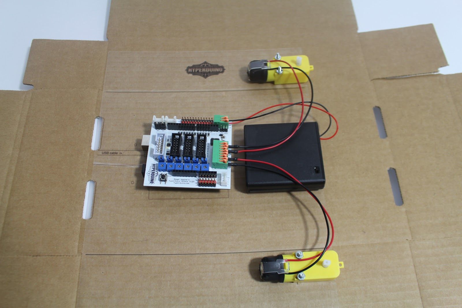 Your Own Smart Car & Beyond HyperDuino+R V3.5R With Funduino/Arduino : 4 Steps - Instructables