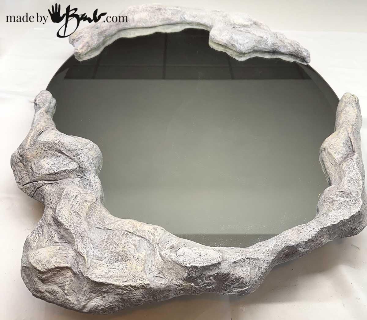 Make a Faux Rock Mirror With Paper! Light & Strong! : 8 Steps (with ...
