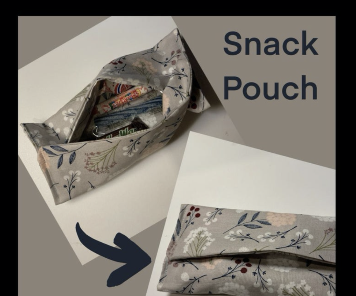 Reusable Snack Pouch : 4 Steps - Instructables