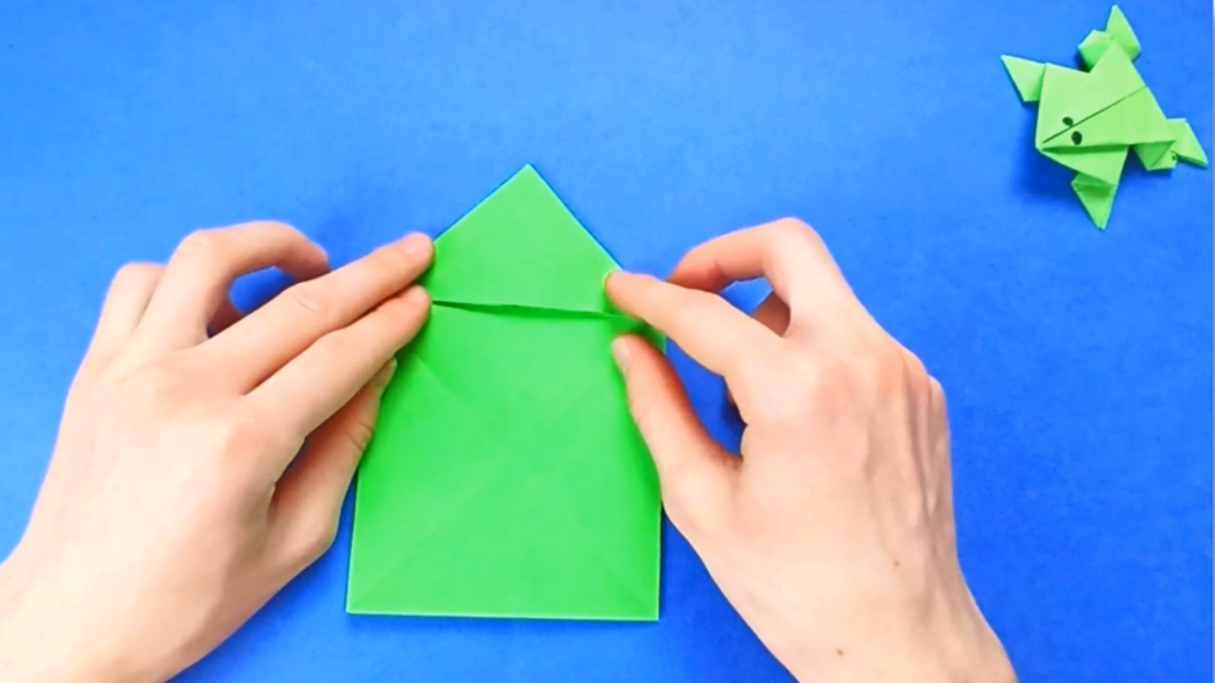 How to Make a Jumping Paper Frog? : 36 Steps (with Pictures ...