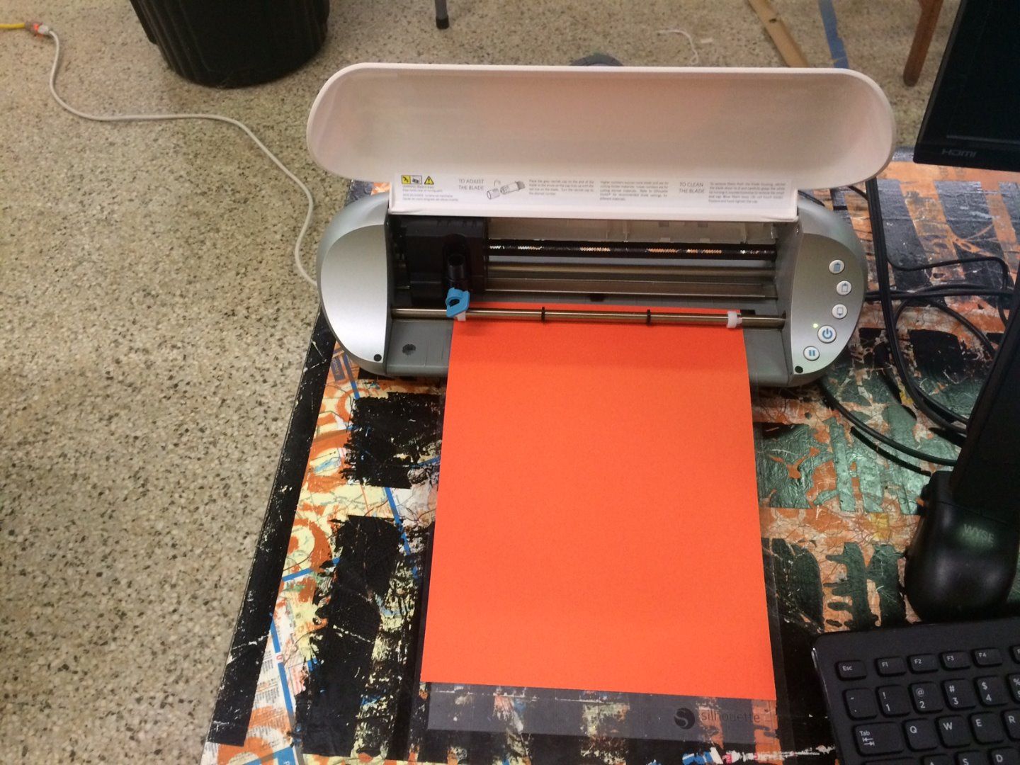 Robot Logo for Cornhole Game Using Silhouette Portrait : 9 Steps ...