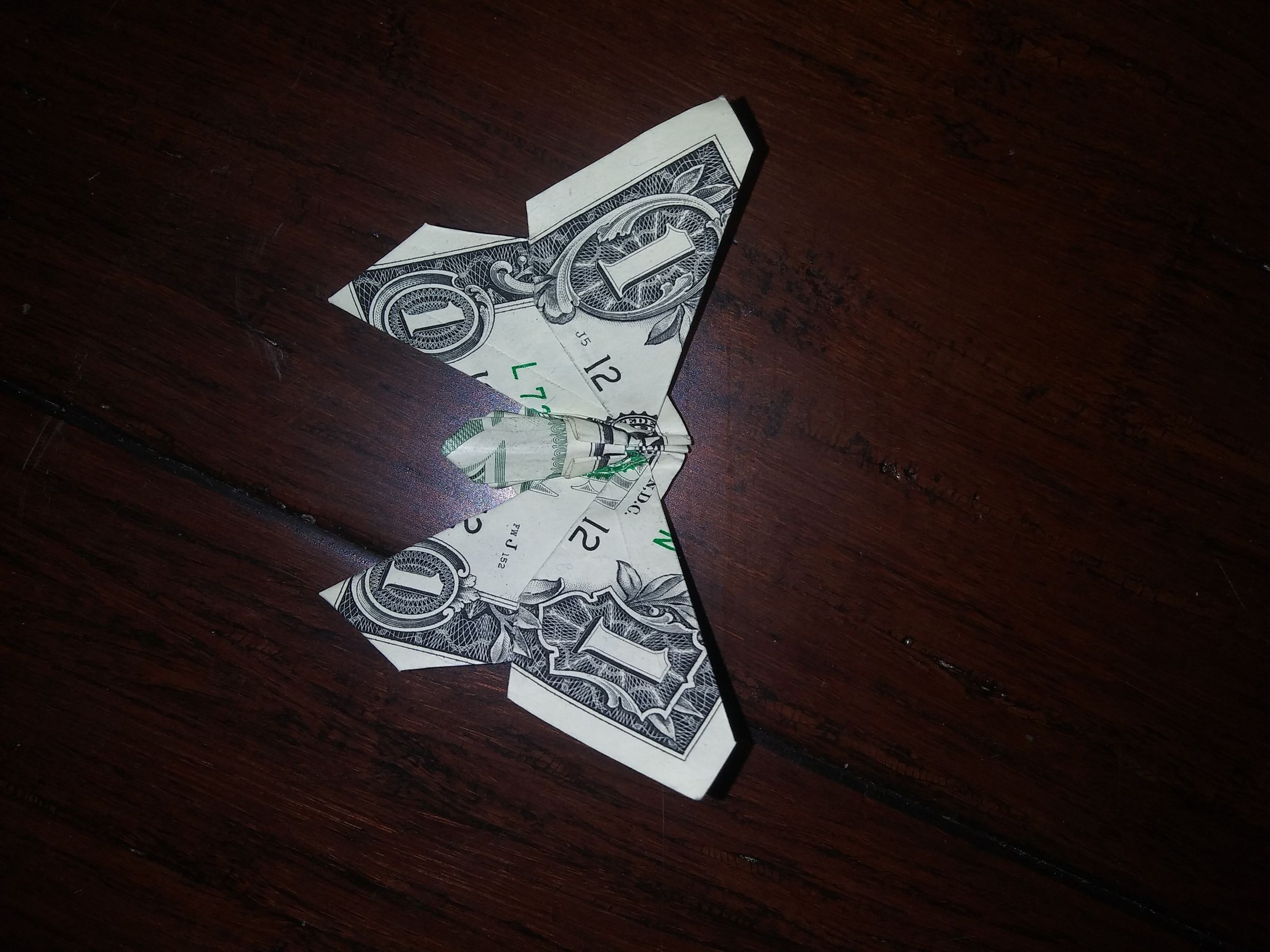 Money Origami Butterfly : 14 Steps (with Pictures) - Instructables