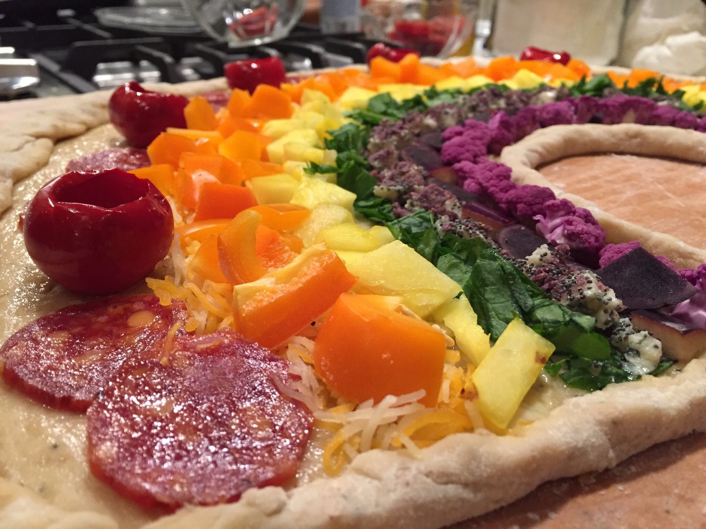 Rainbow Pizza : 6 Steps (with Pictures) - Instructables