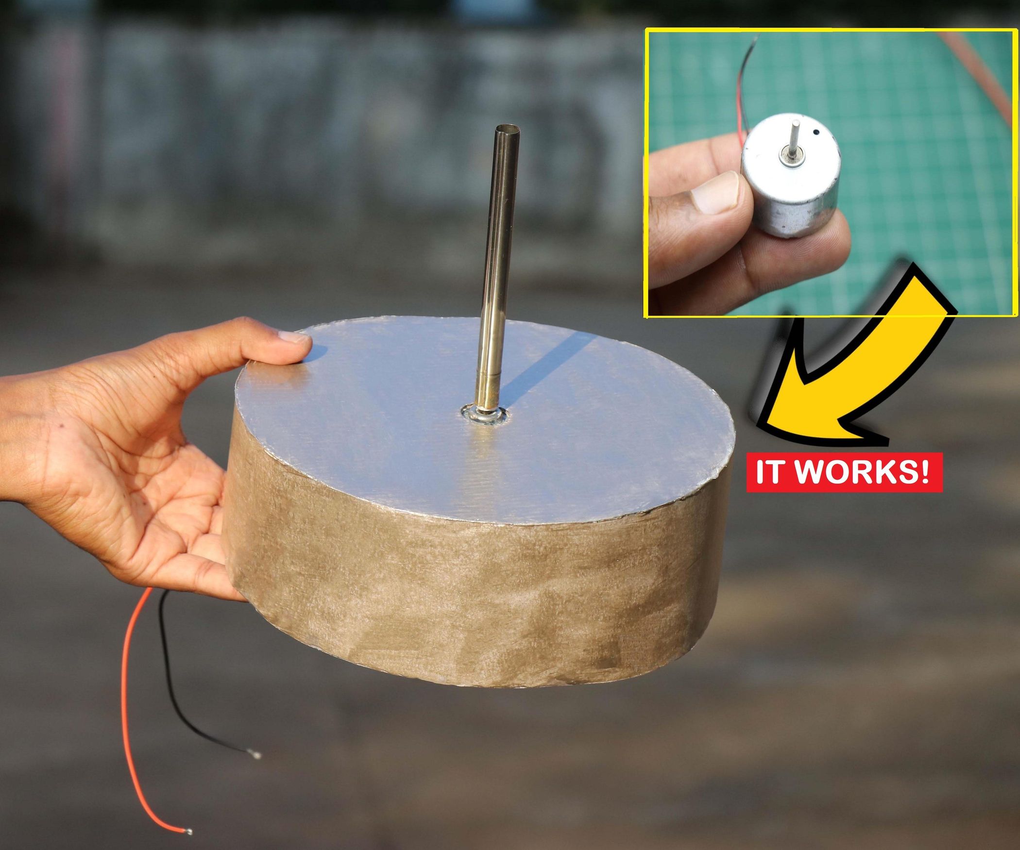 How to Build a Big DC Motor From Cardboard and Paper That Works : 10 ...