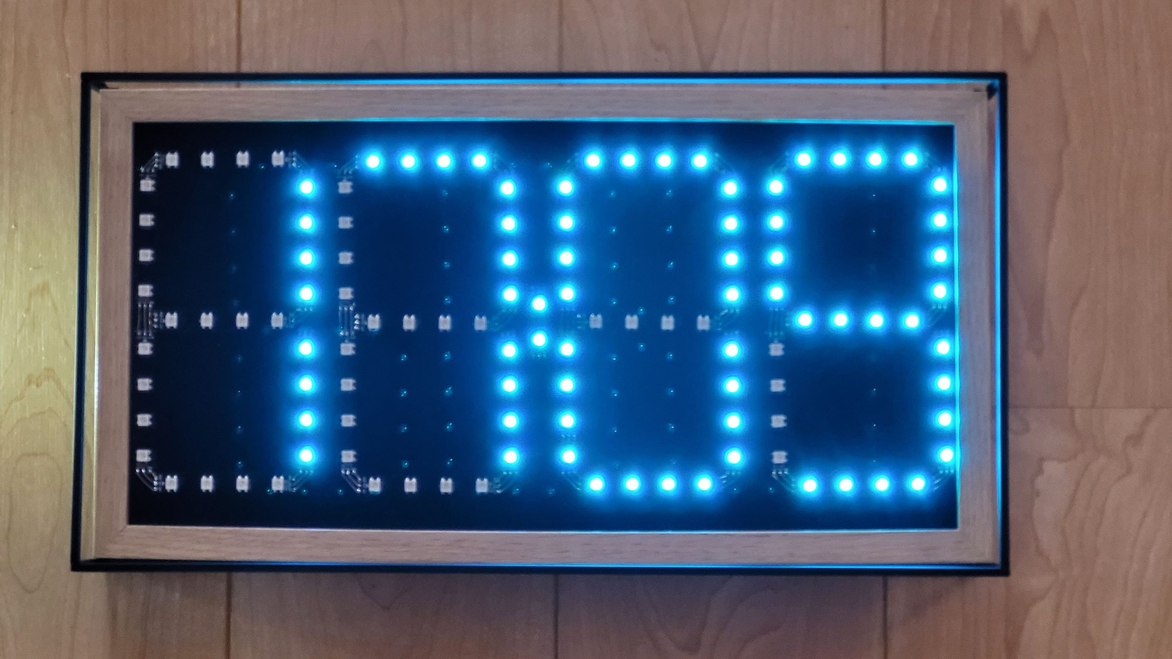 Big, Auto Dim, Room Clock (using Arduino and WS2811) : 10 Steps (with ...