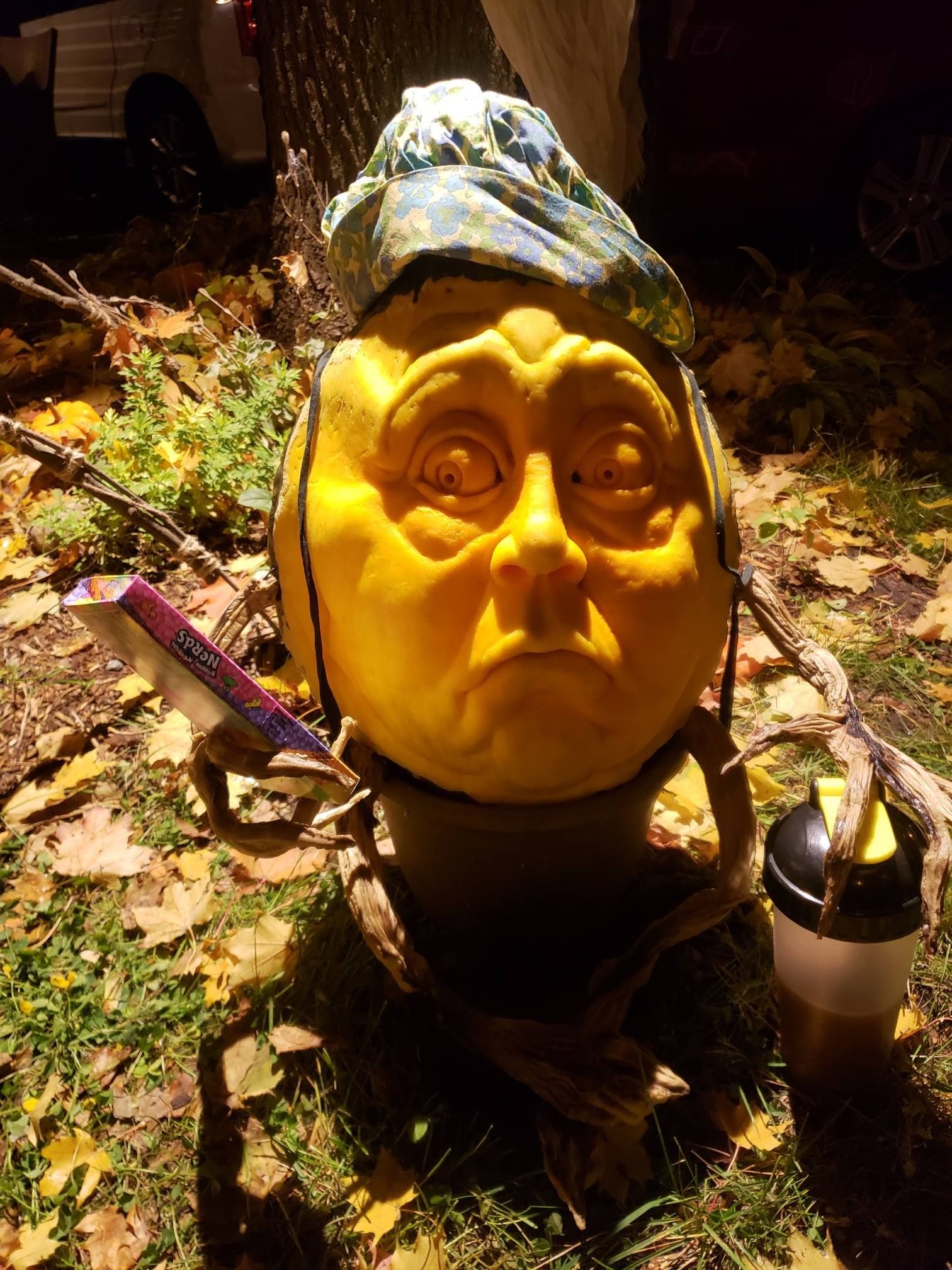 Little Miss Muffet Pumpkin Display : 12 Steps (with Pictures ...